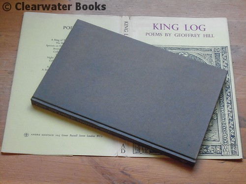 King Log. Poems. by GEOFFREY HILL.: Very Good Hardcover (1968) 1st ...