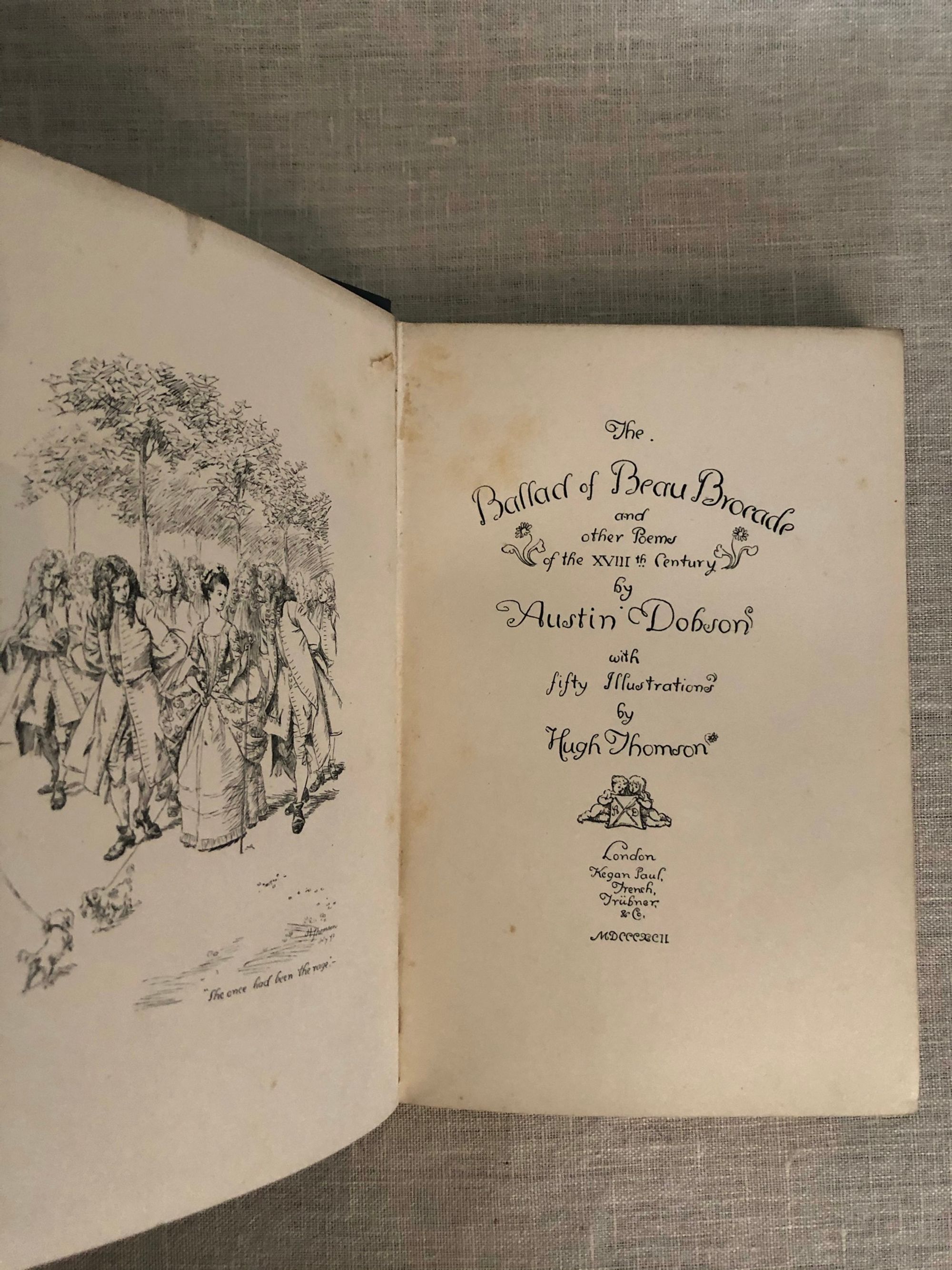 The Ballad of Beau Brocade and Other Poems of the XVIII Century, by ...