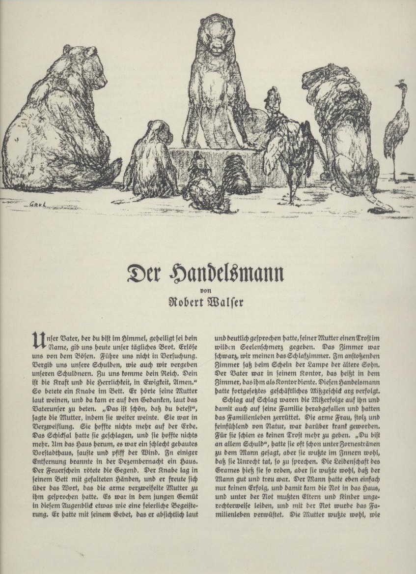 Der Bildermann. Steinzeichnungen fürs deutsche Volk. Redaktion Leo ...