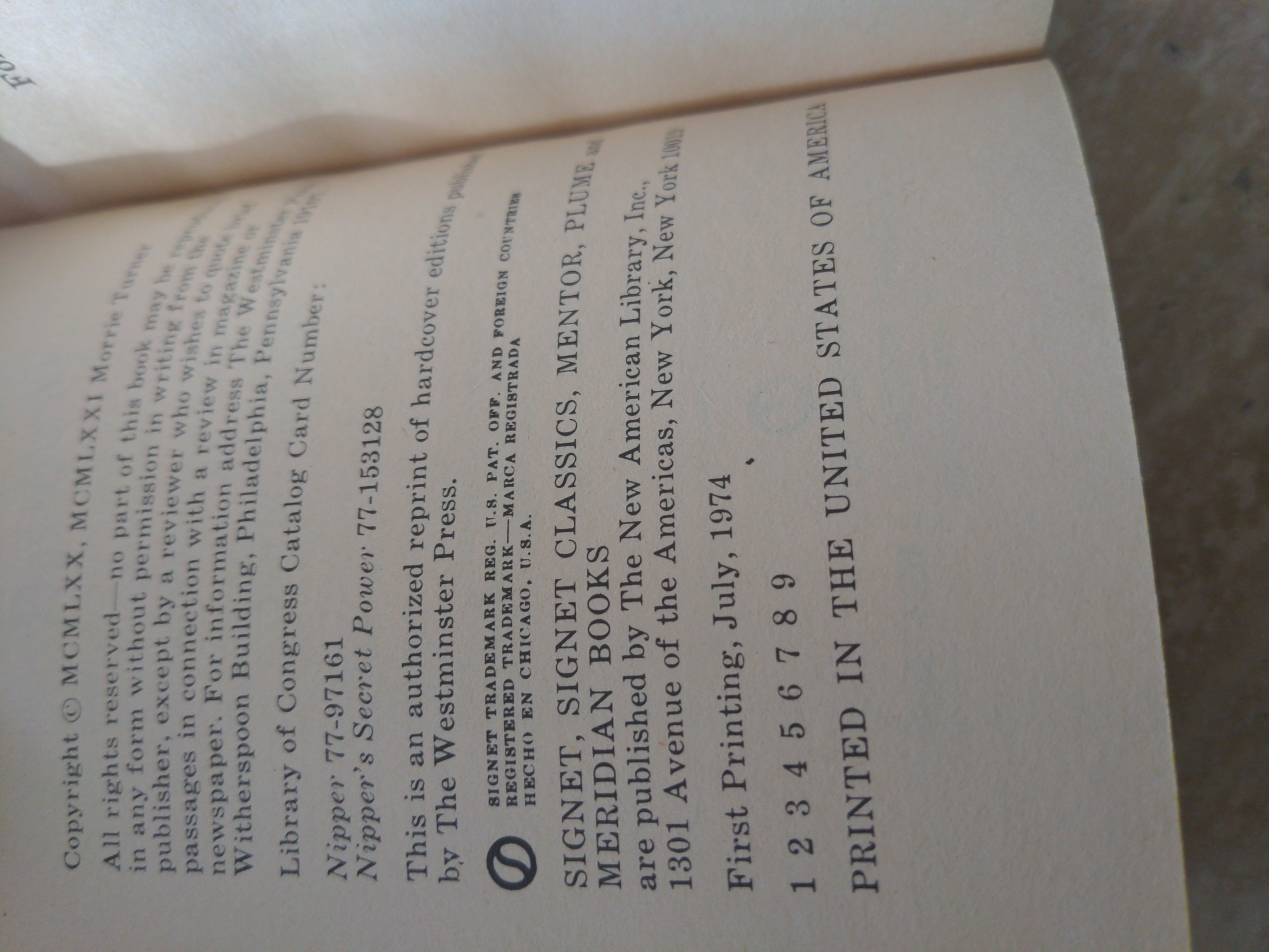 Nipper and Nipper's Secret Power by Morrie Turner: Very Good Soft cover ...