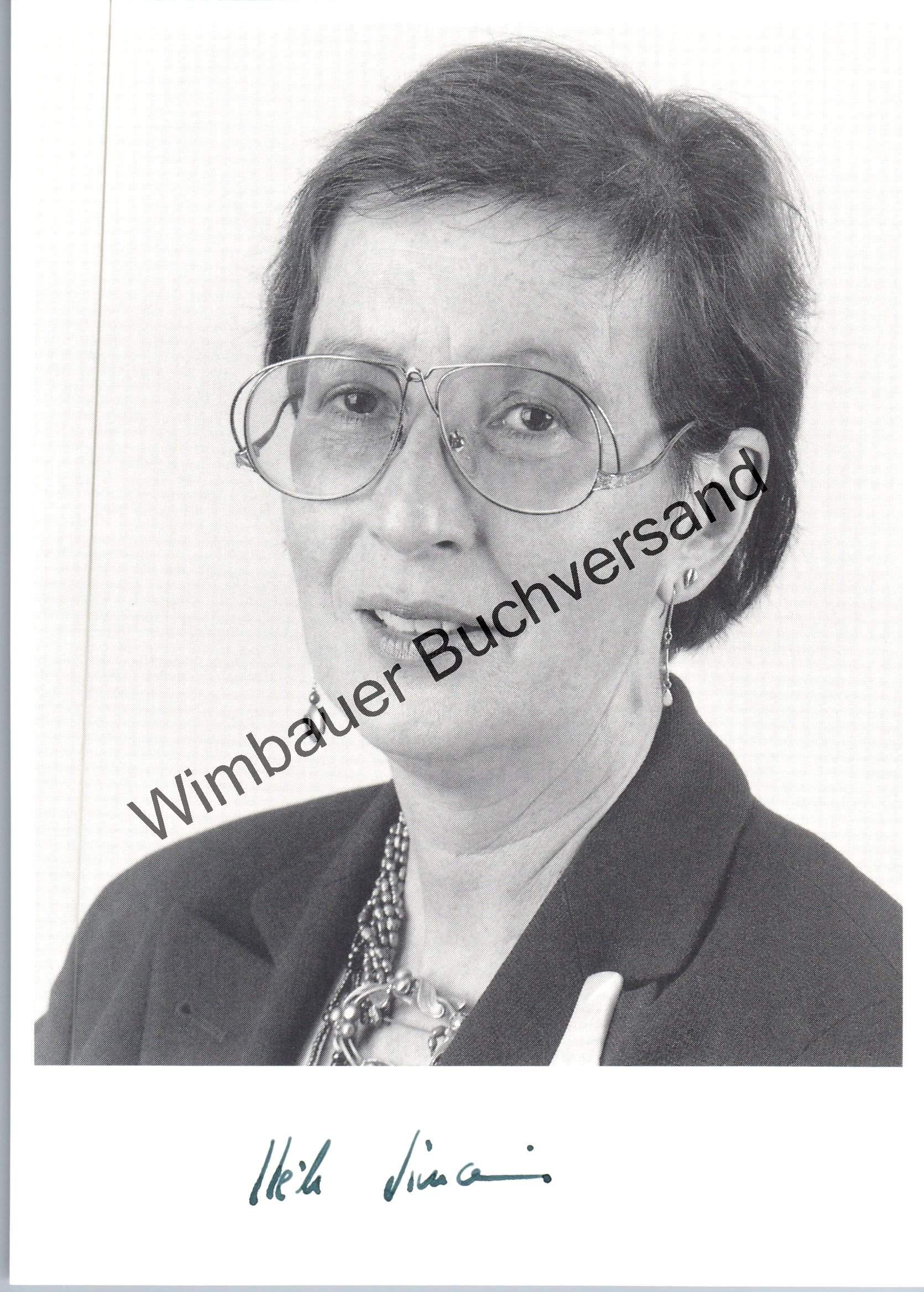 Original Autogramm Heide Simonis (1943-2023) Ministerpräsidentin ...