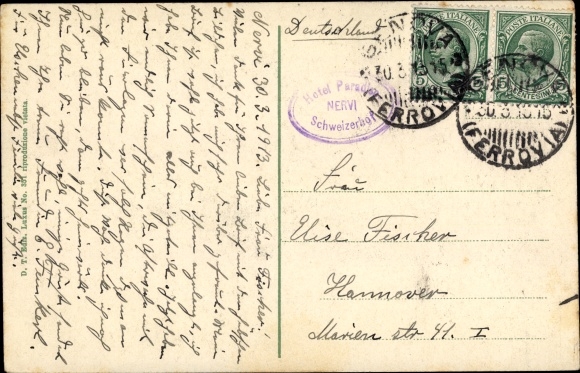 Ansichtskarte / Postkarte Genova Genua Liguria, Panorama del Porto ...