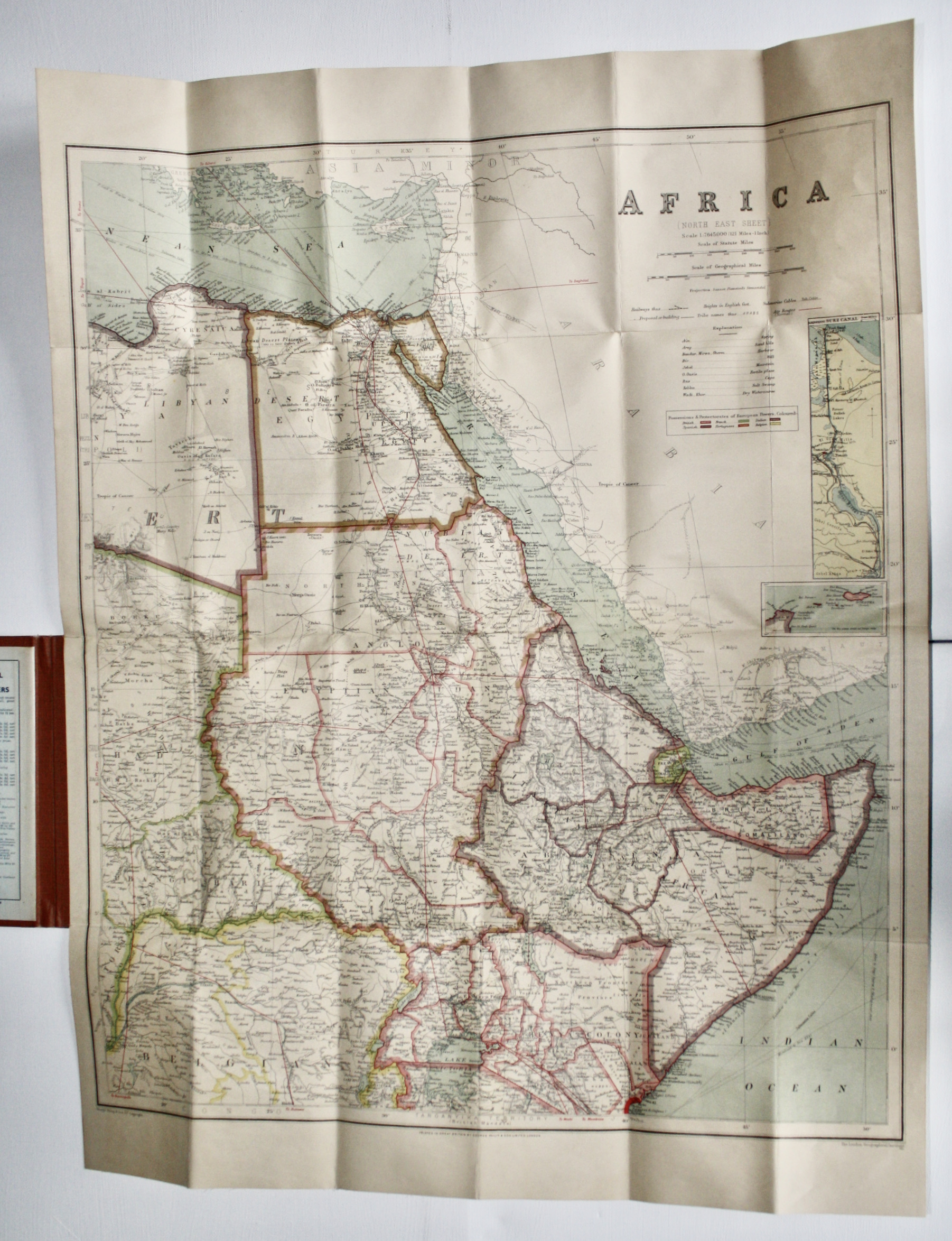 Philips' Authentic Imperial Maps for Tourists and Travellers - Africa ...