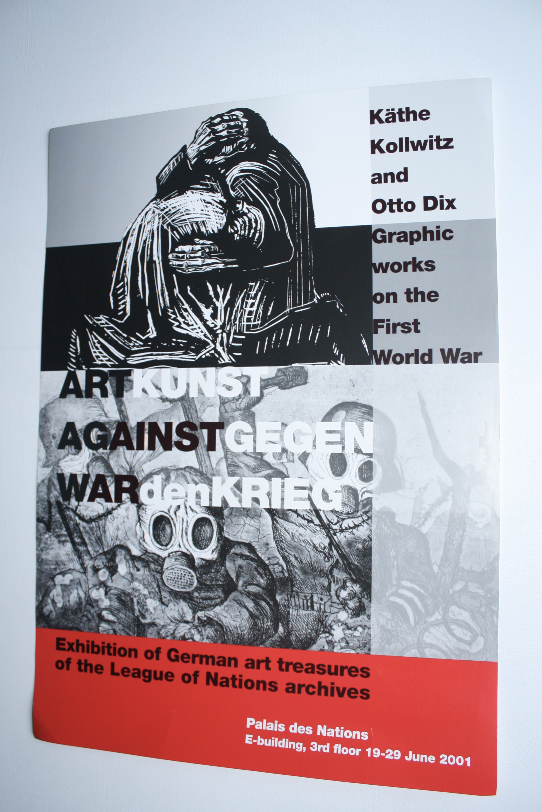 United Nations Exhibition Poster ] Art against War / Kunst gegen den ...
