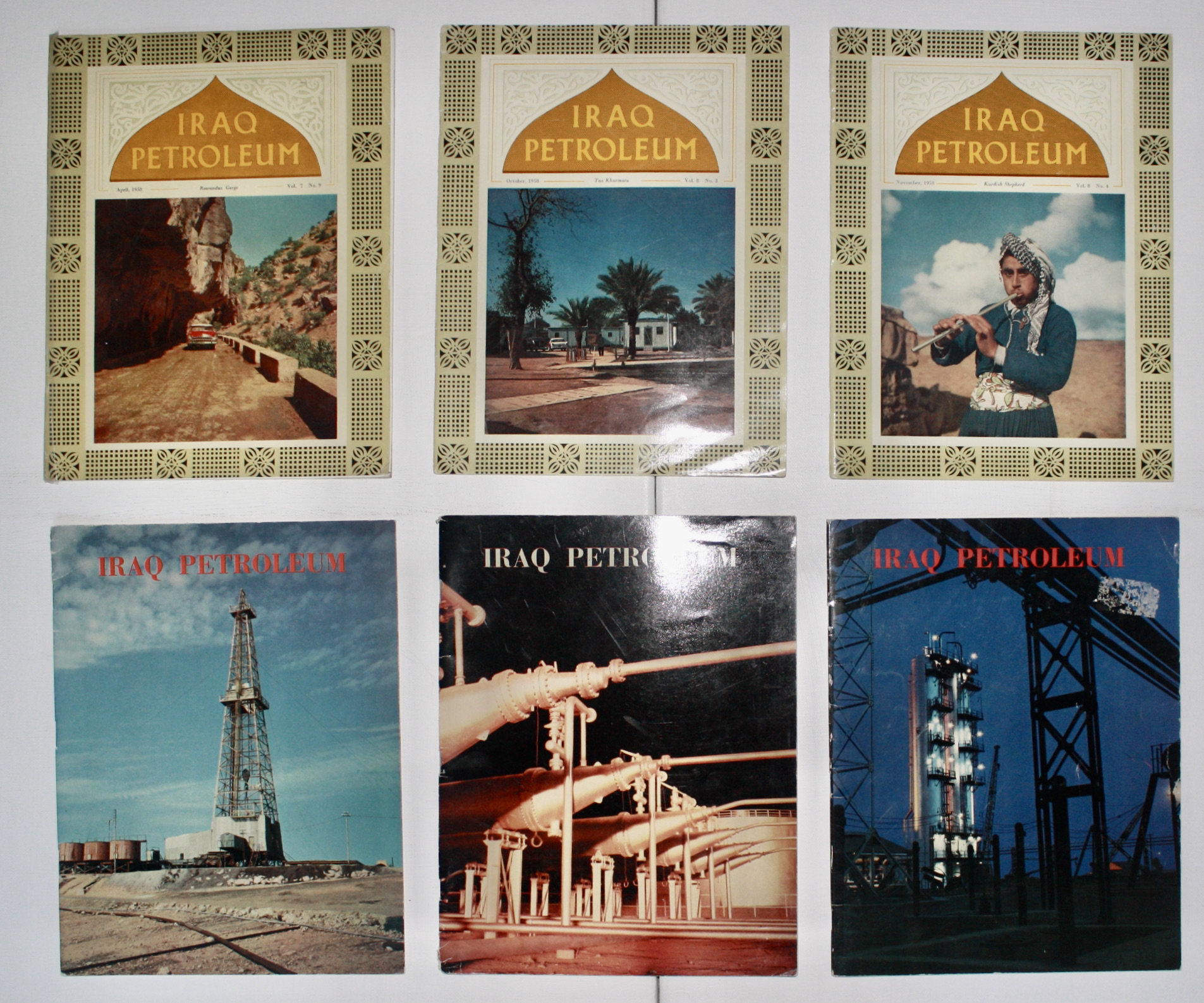 [6 issues] Iraq Petroleum - The Magazine of the Iraq Petroleum Company ...