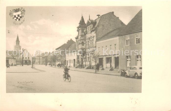 Postkarte Carte Postale 33708543 Trebbin Ortspartie Marktplatz Trebbin ...