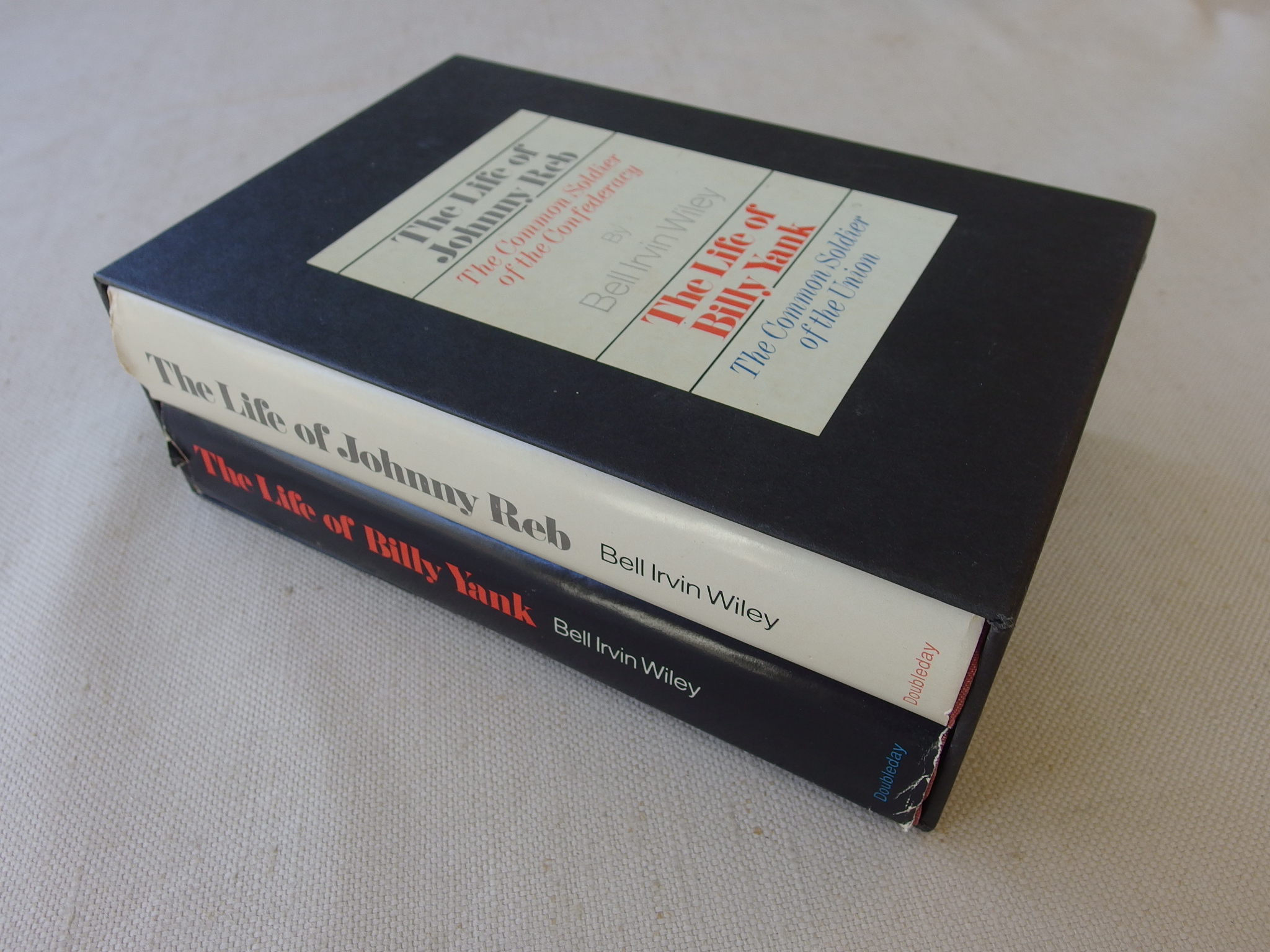 2 volumes The Life of Johnny Reb and The Lif of Billy Yank (both ...