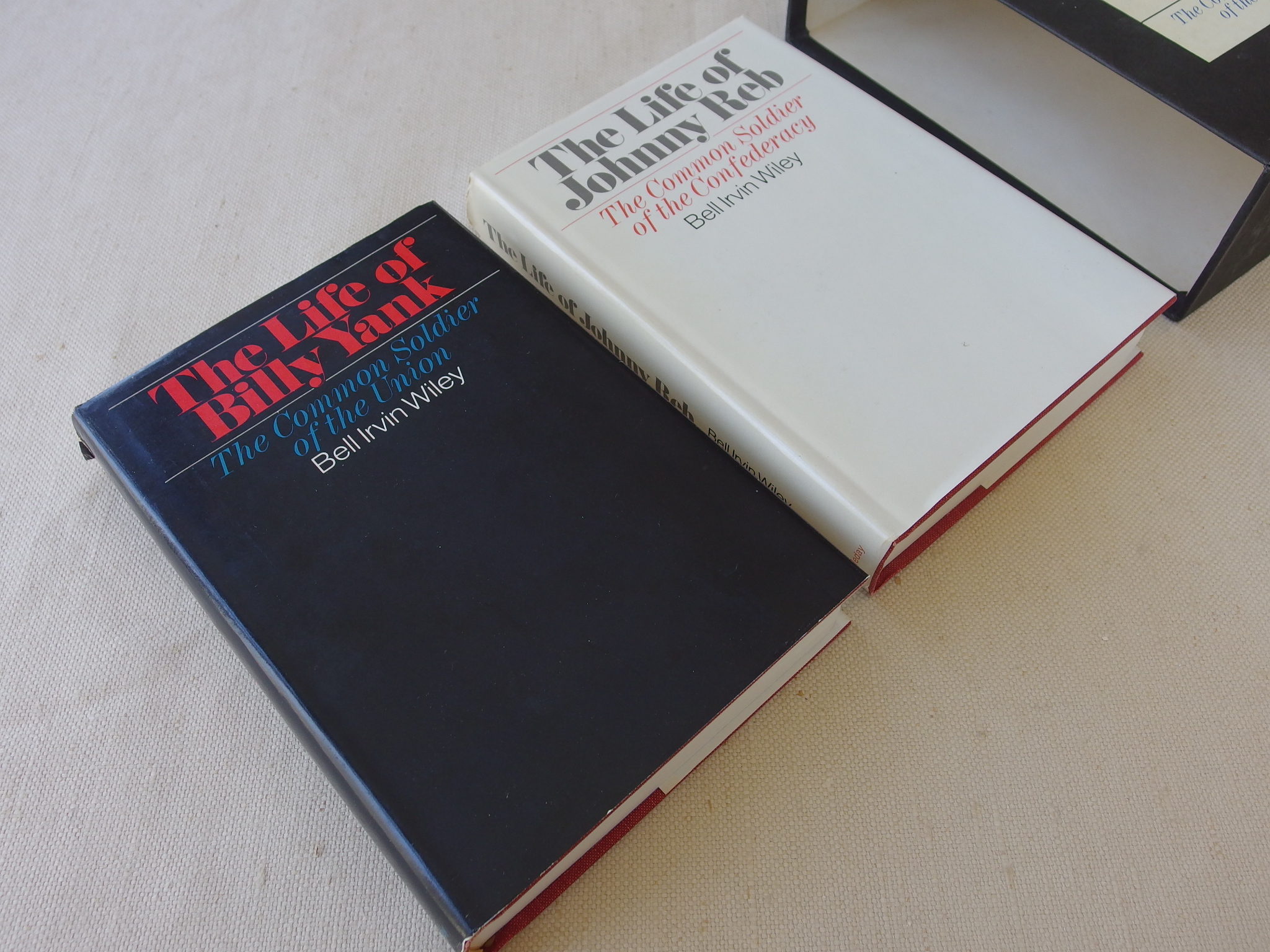 2 volumes The Life of Johnny Reb and The Lif of Billy Yank (both ...