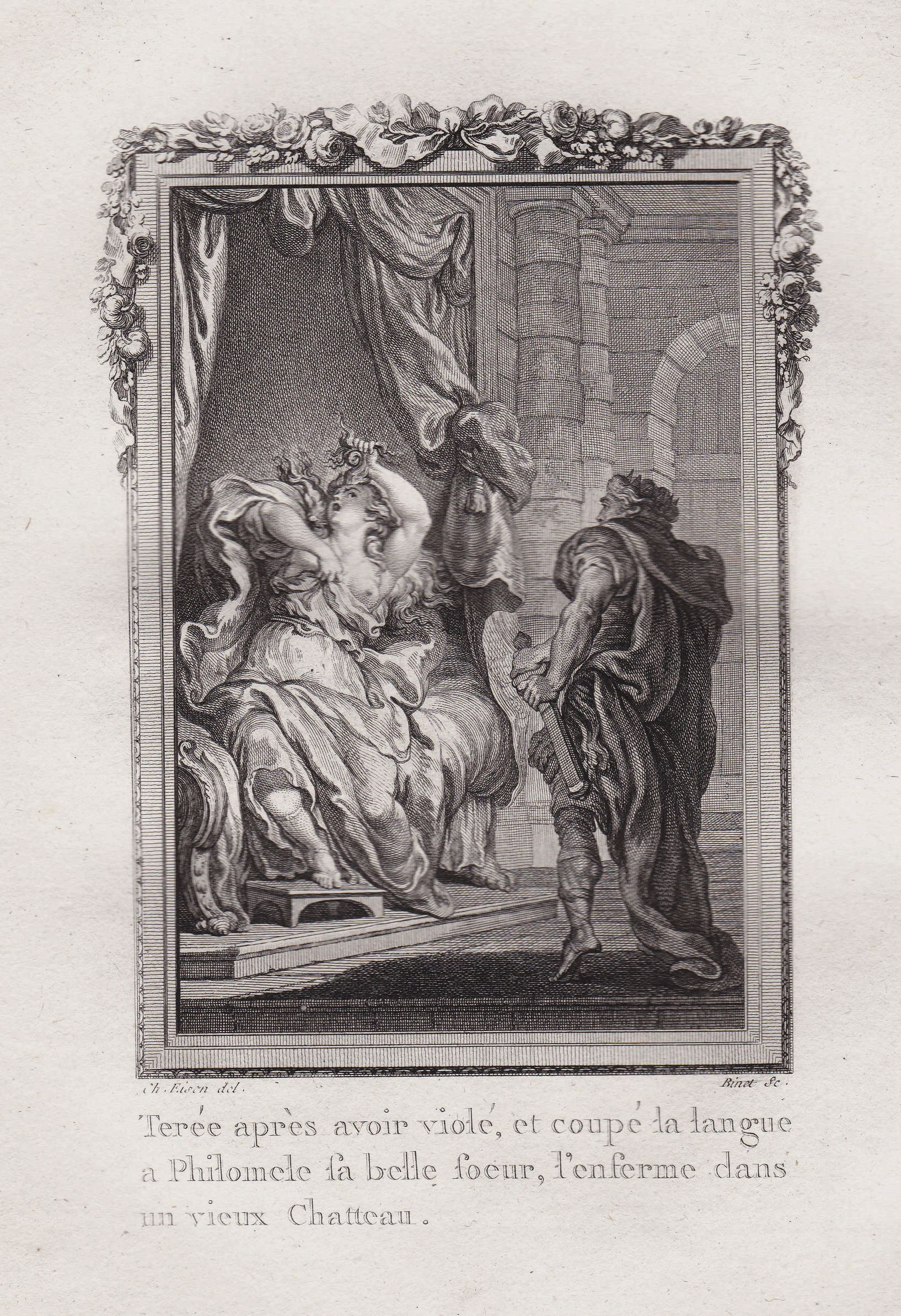 "Terée apres avoiv violé et coupé la langue a Philomele." - Tereus ...