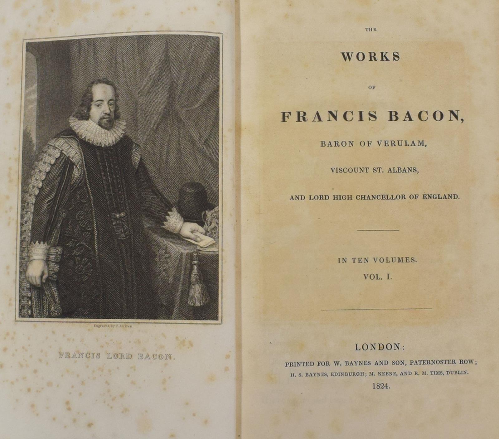 The Works of Francis Bacon, Baron of Verulam, Viscount St. Albans, and ...