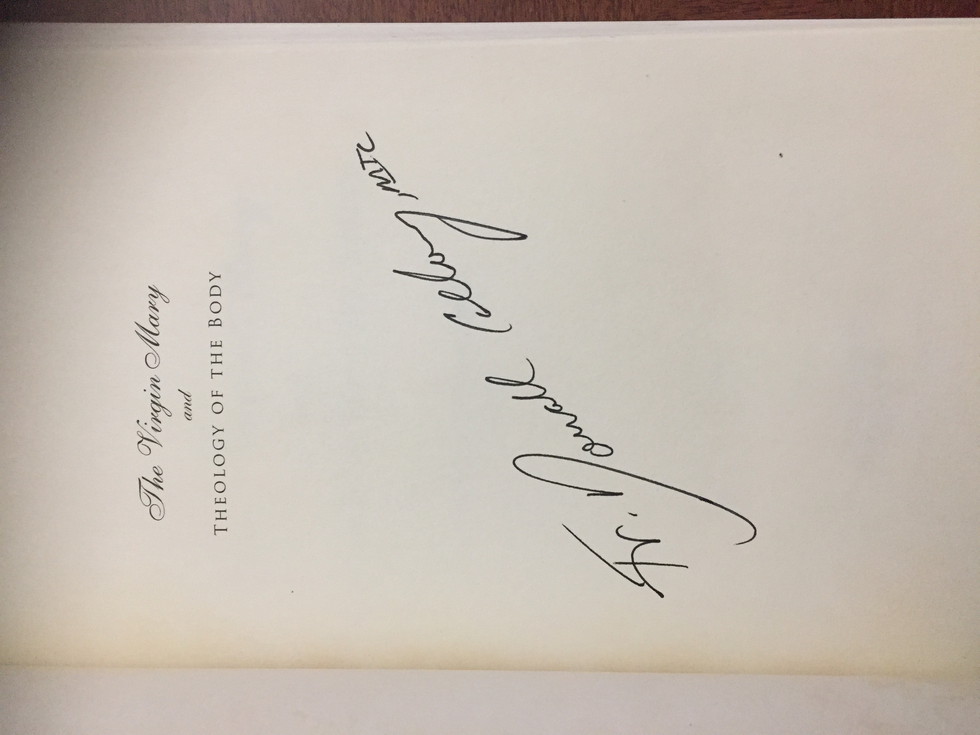 The Virgin Mary and Theology of The Body by EDITOR:DONALD H. CALLOWAY,M ...