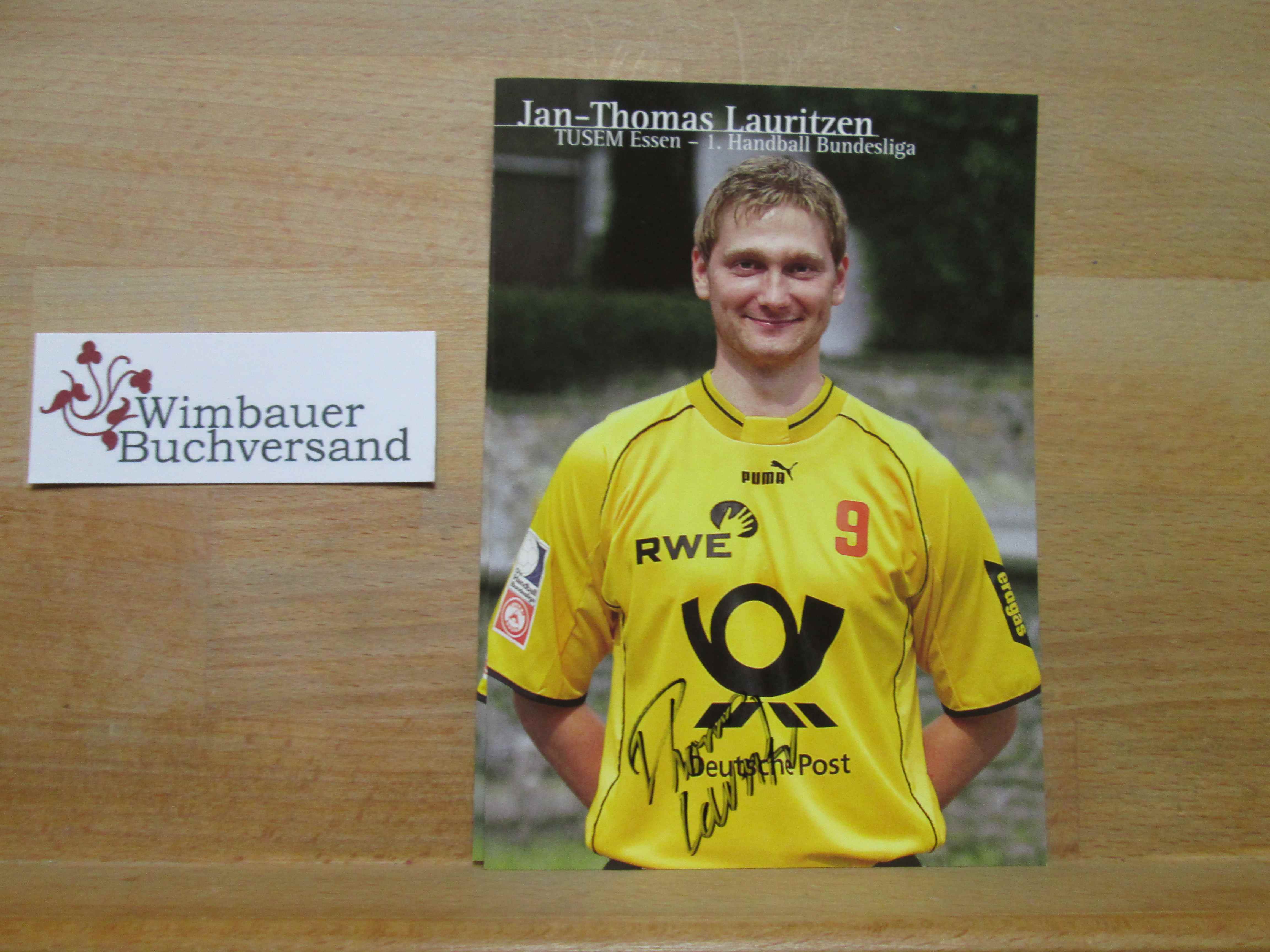 Original Autogramm Jan-Thomas Lauritzen Tusem Essen Handball ...