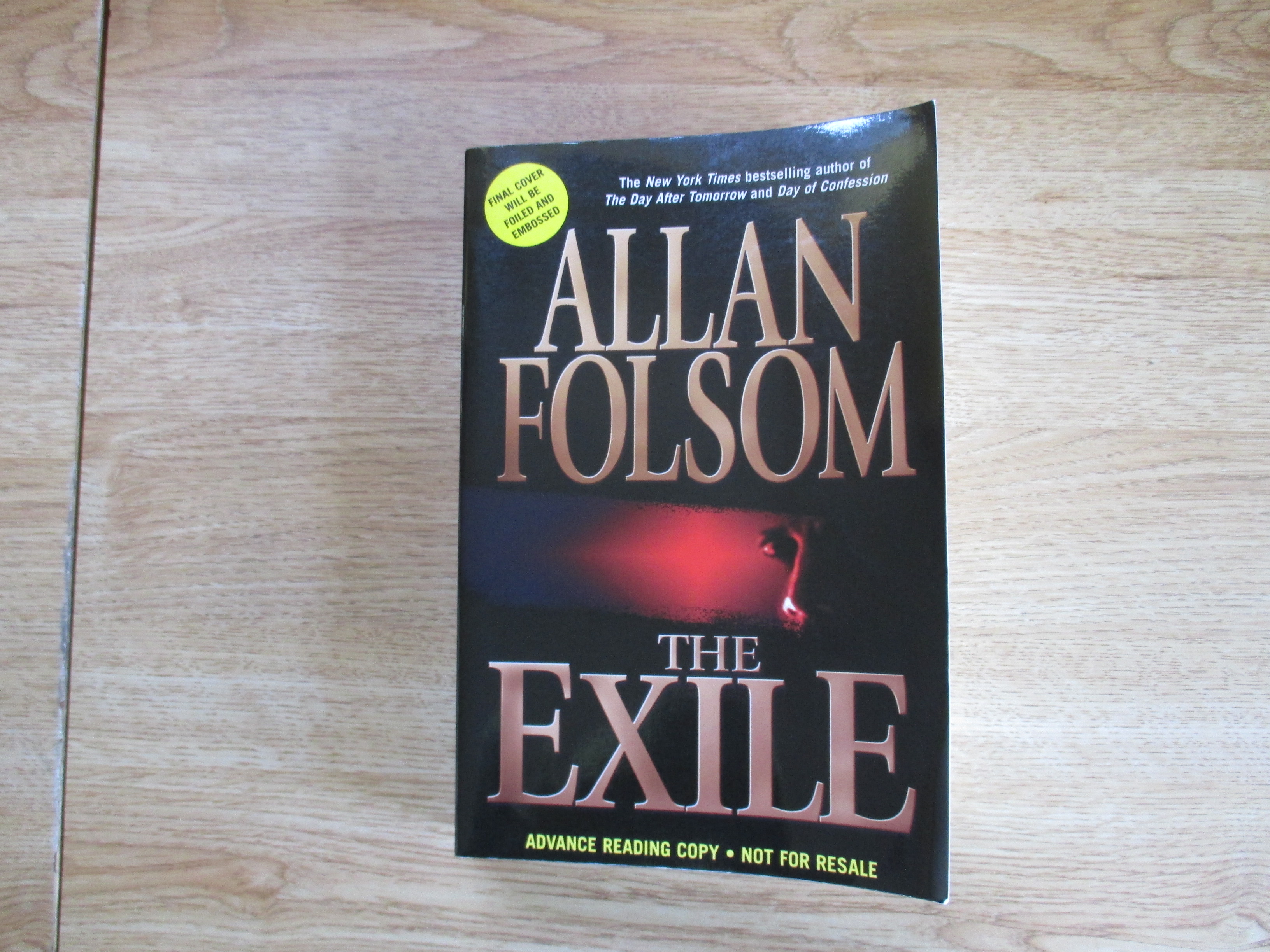 The Exile by Folsom, Allan: Fine Soft cover (2004) 1st Edition, Signed ...