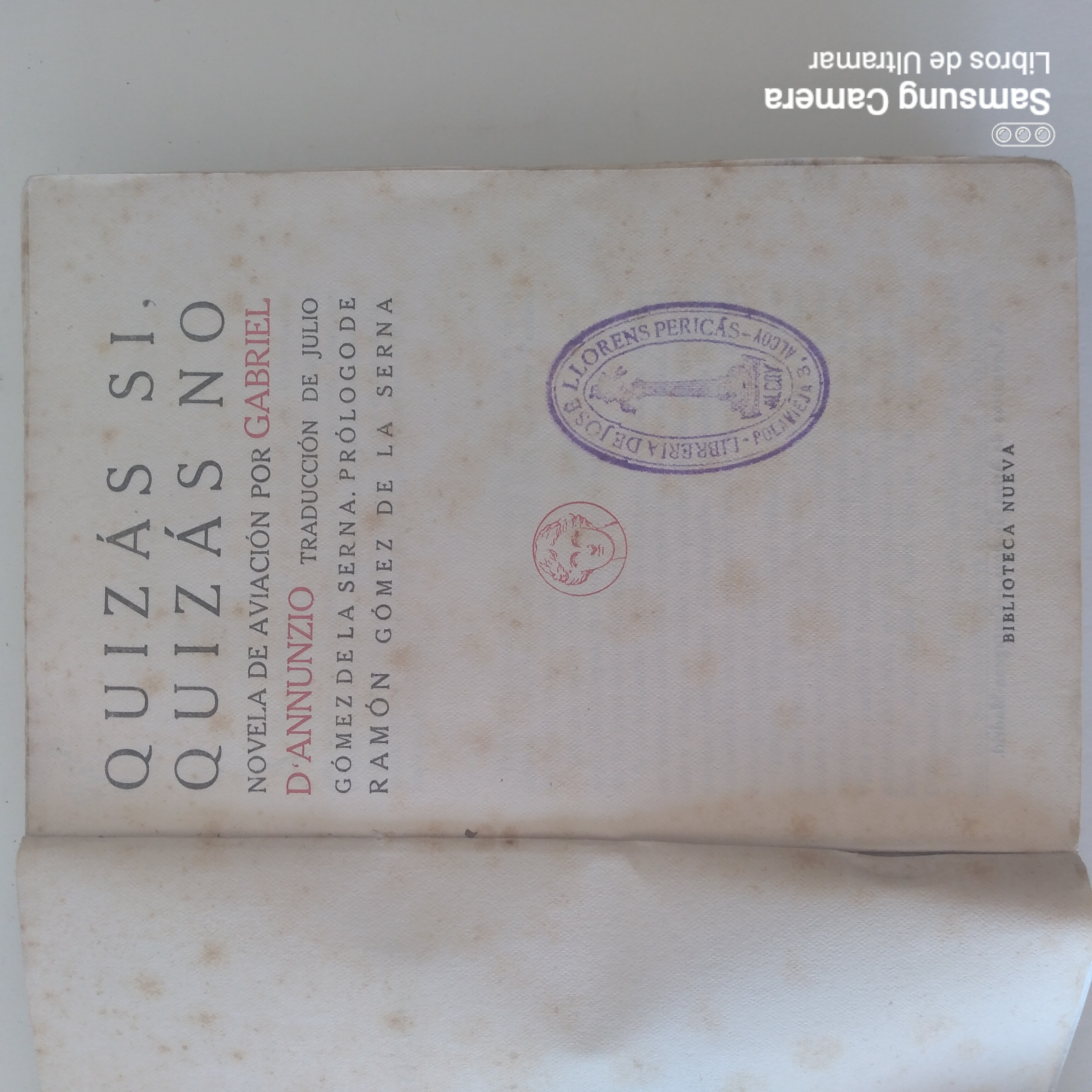 Quizas si, quizas no. Novela de aviación por.,. Traducción de Julio ...