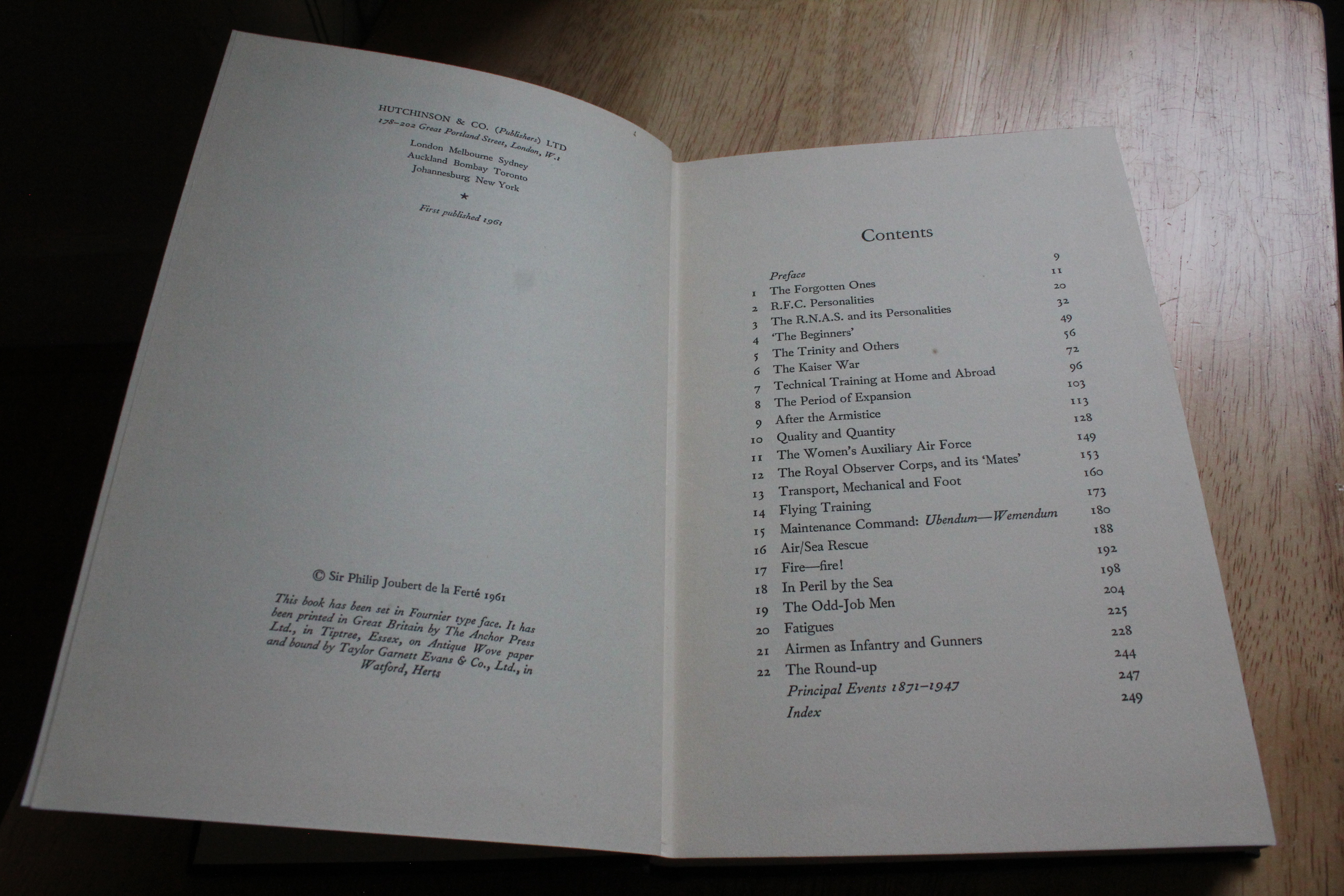 The Forgotten Ones, The Story of the Ground Crews by de la Ferte, Sir ...