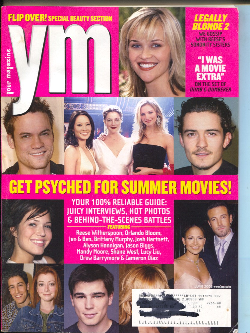 YM Magazine-June 2003-Orlando Bloom-Movie-TV-Fashion-Beauty: (2003 ...