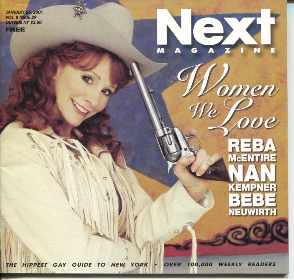 Next Magazine-Reba McEntire-Nan Kempnew-Bebe Neuwirth-Jan-2001: (2001 ...