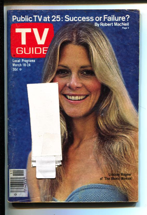 TV GUIDE-3/18/1978-Lindsay Wagner-St. Louis Edition-VG: (1978) Magazine ...