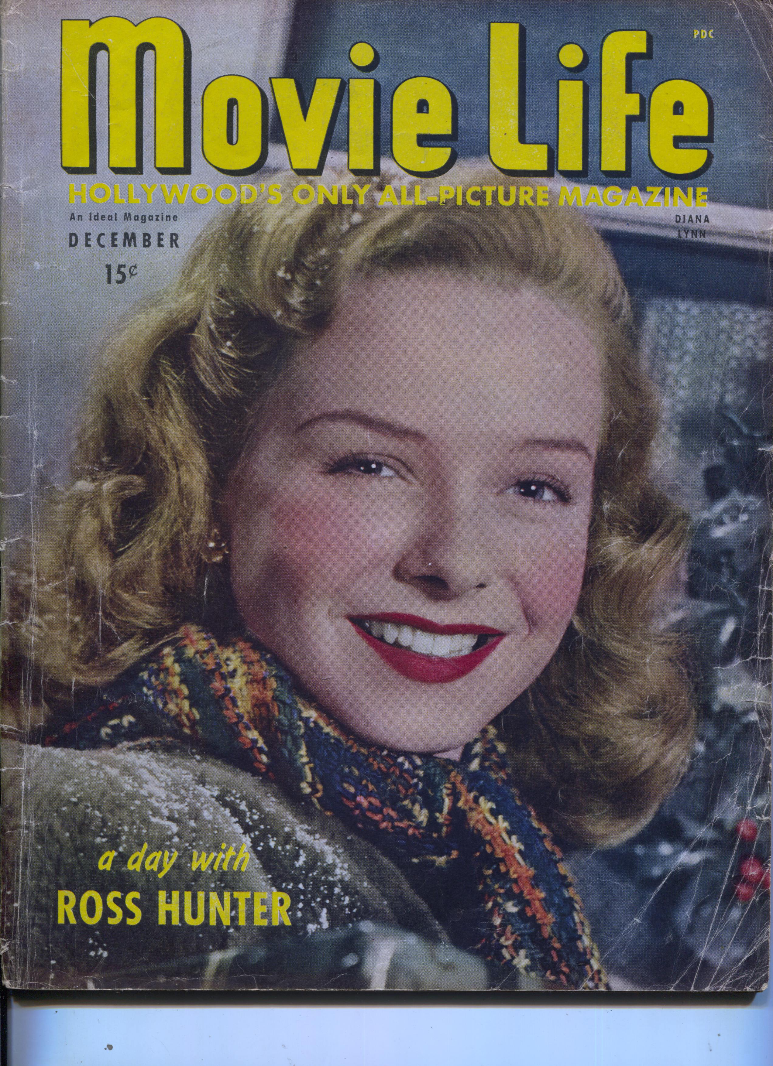 Movie Life-Diana Lynn-June Allyson-Rosiland Russell-Dec-1946: (1946 ...