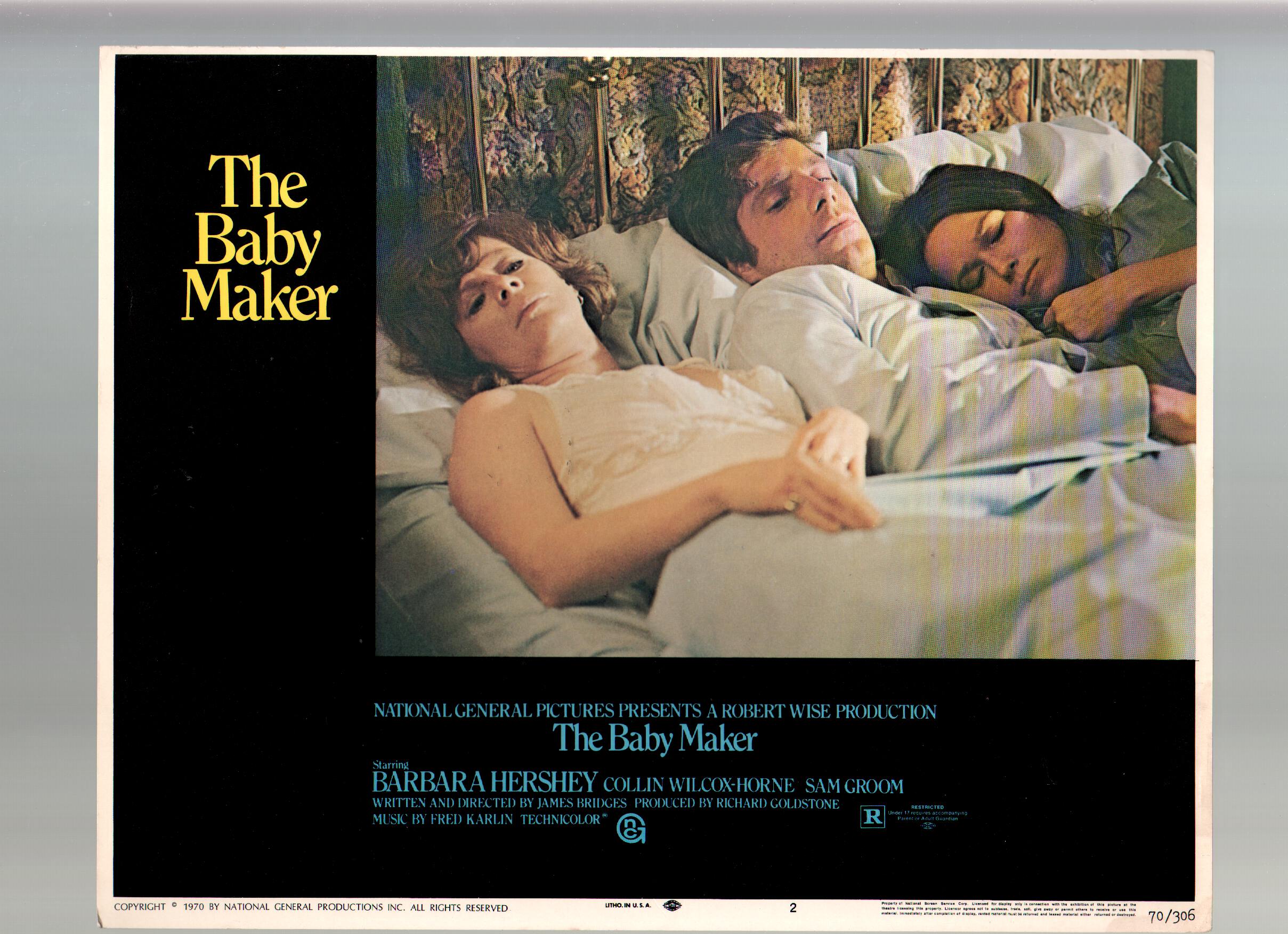 Baby Maker-Barbara Hershey-Collin Wilcox-Paxton-11x14-Color-Lobby Card ...