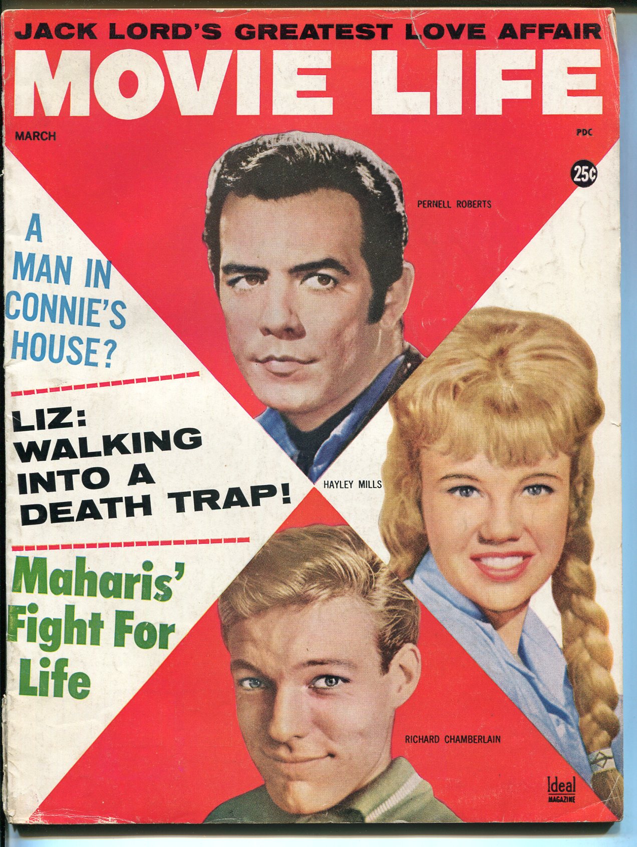 Movie Life 3/1963-Ideal-Hayley Mills-Connie Stevens-Elvis-Brando-Liz-VG ... Movie Life 3/1963-Ideal-Hayley Mills-Connie Stevens-Elvis-Brando-Liz-VG ...