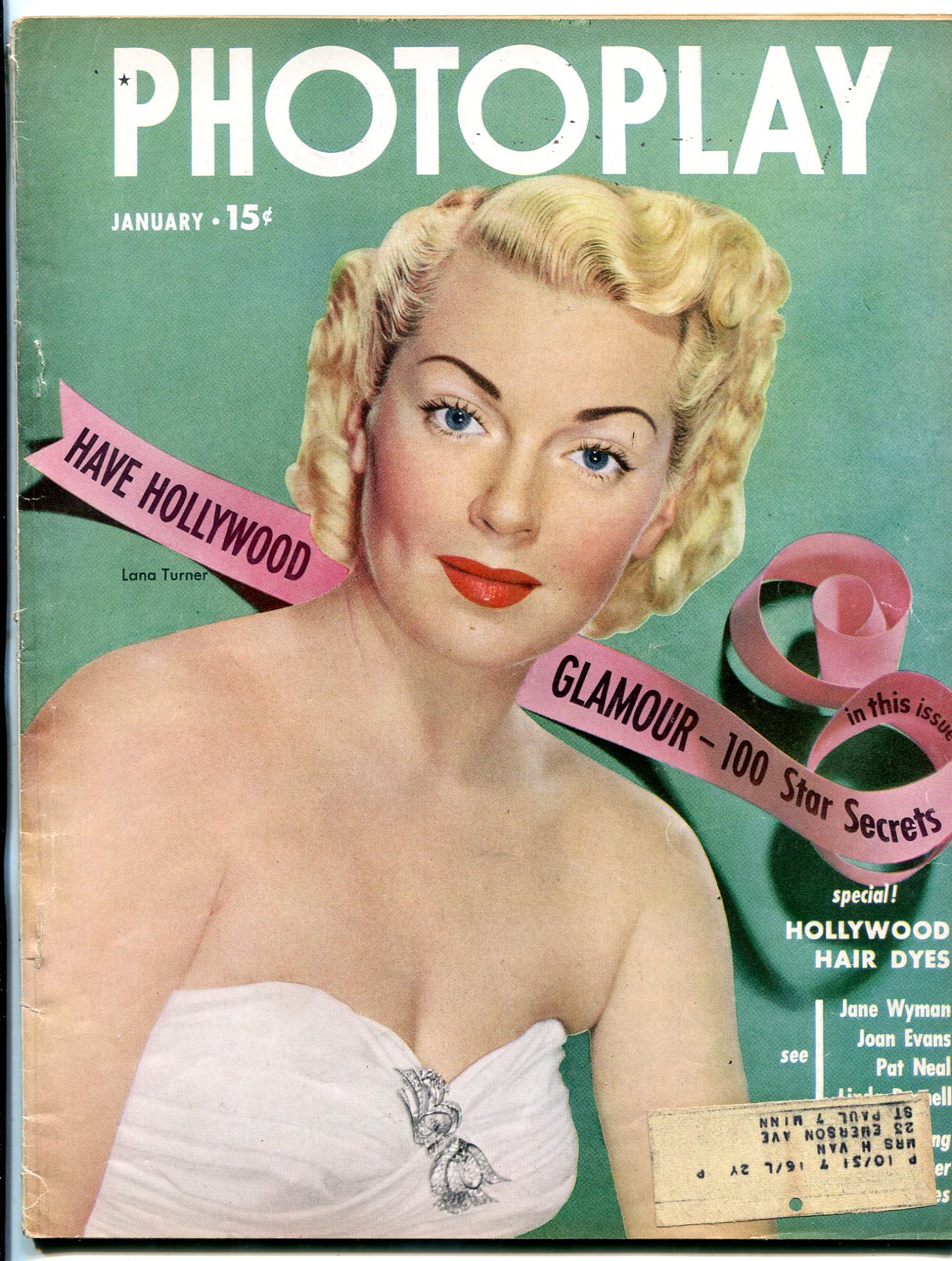 Photoplay Magazine January 1951- Lana Turner- Ava Gardner VG+: (1951 ... Photoplay Magazine January 1951- Lana Turner- Ava Gardner VG+: (1951 ...
