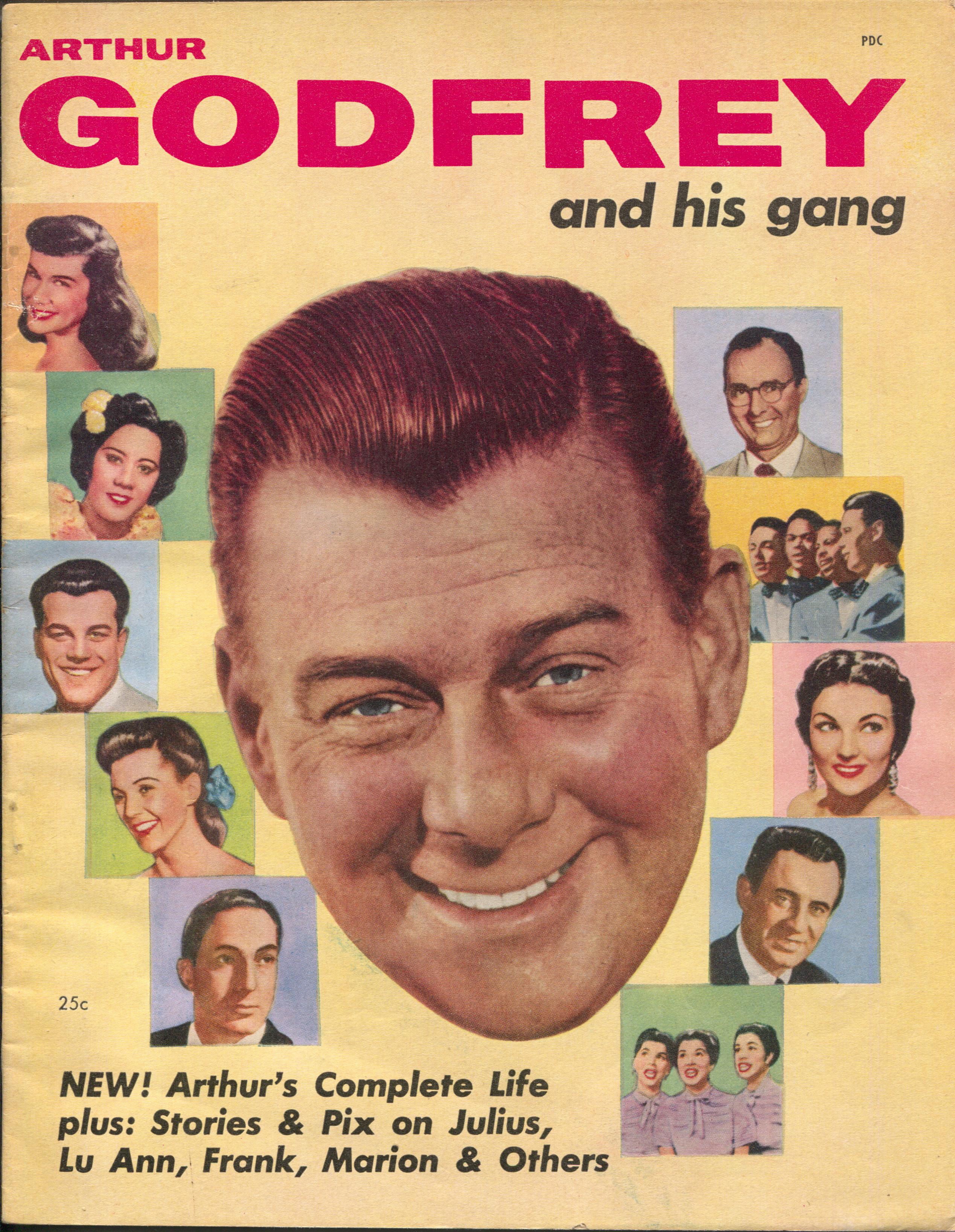 Arthur Godfrey and His Gang #1 1953-Ideal-1st issue-Godfrey and radio ...