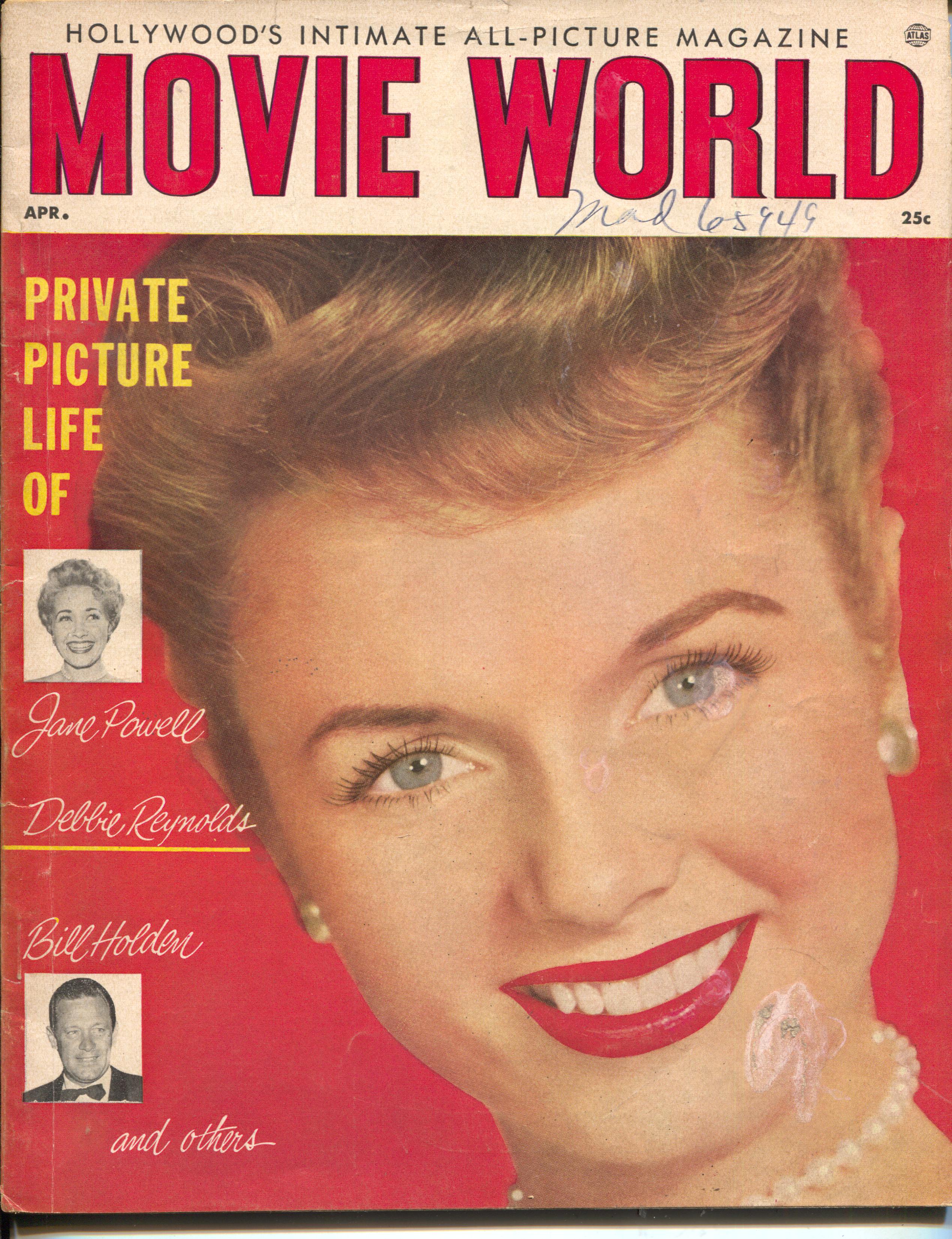 Movie World-John Wayne-Debbie Reynolds-Bogarts-April-1955: (1955 ...