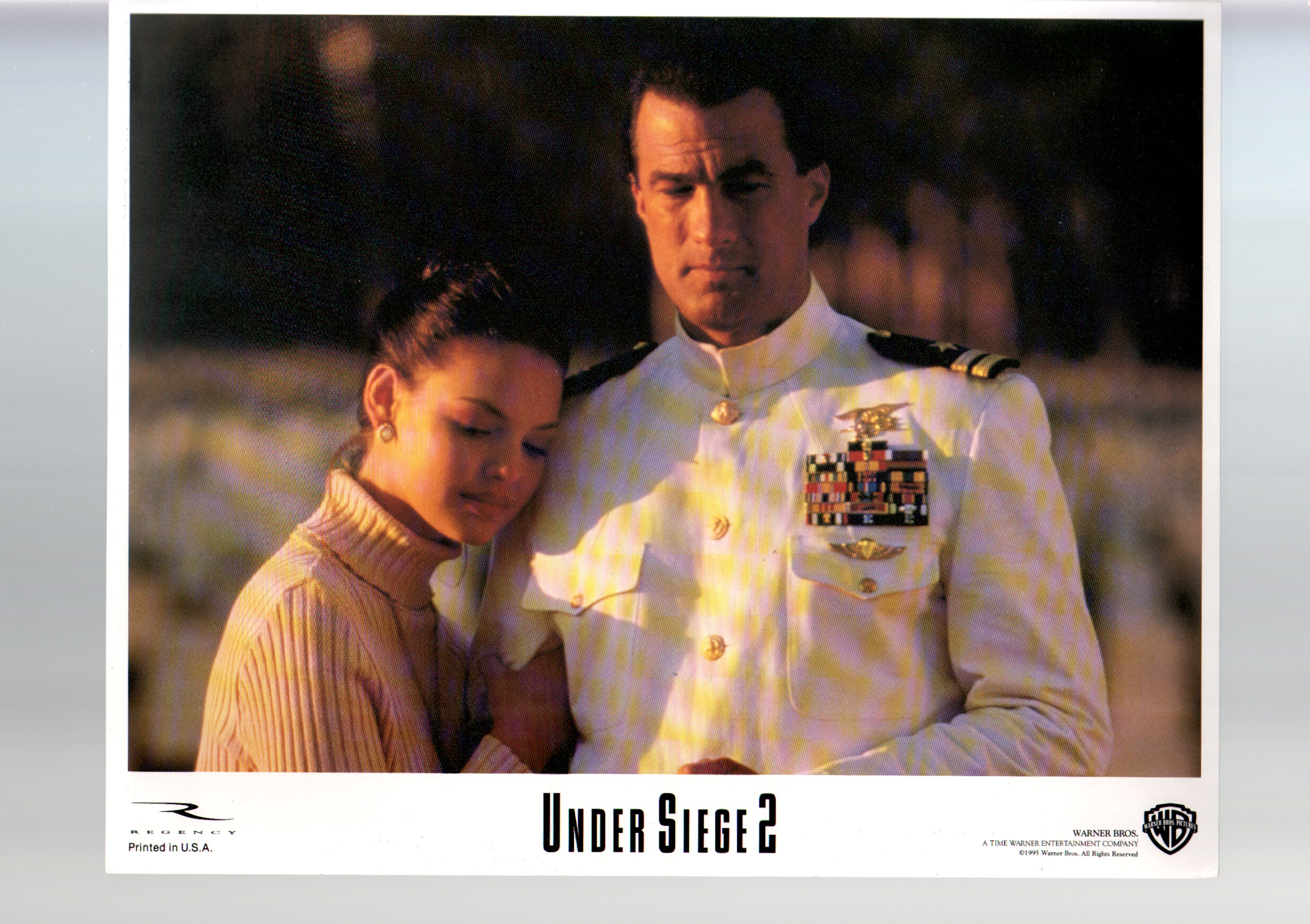 Under Siege 2 Brenda Bakke Steven Segal 11x14 Color Lobby Card 1995 Photograph Dta Collectibles