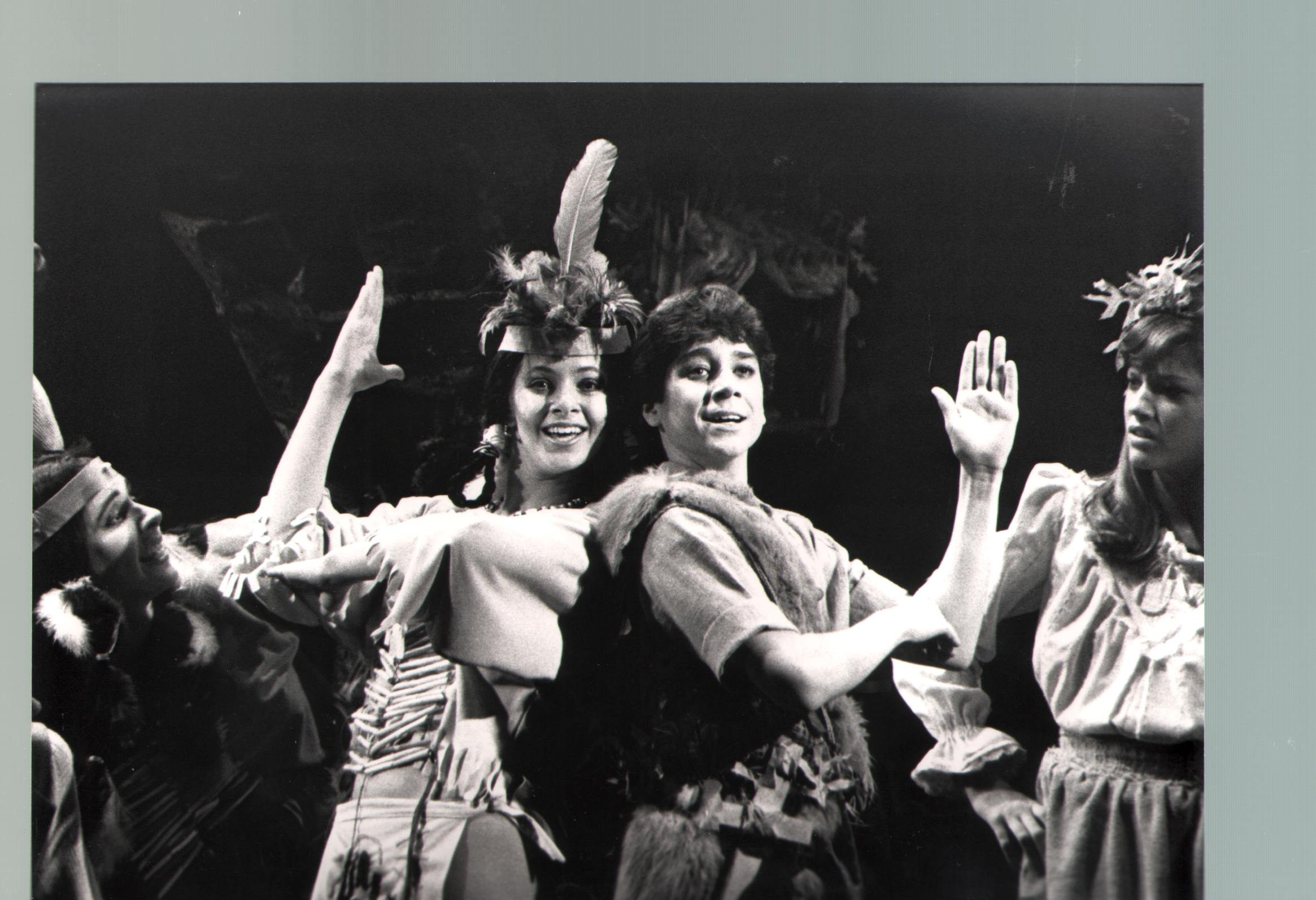 Peter Pan-Debra Wiseman-TheatreWorks-B&W-5x7-Still-FN: Photograph | DTA ...