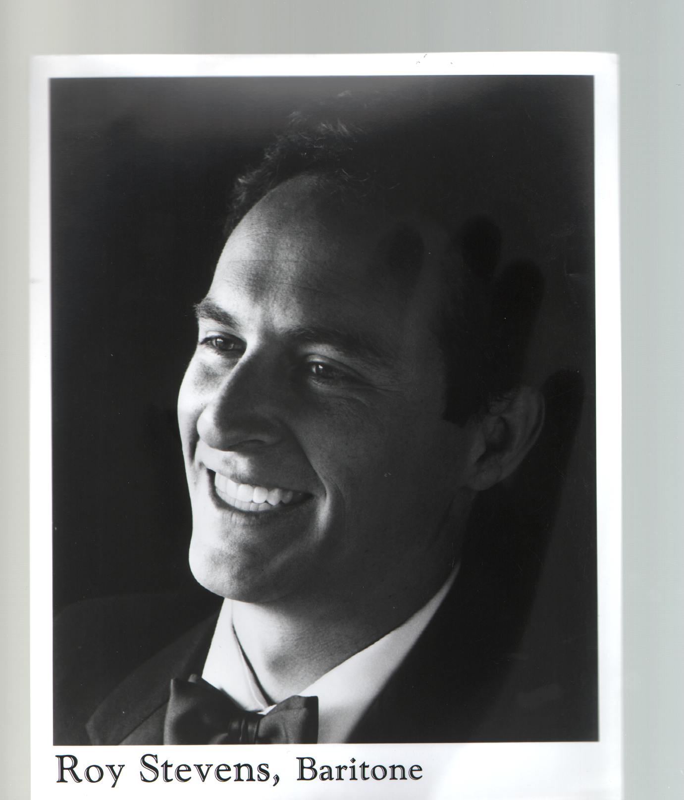 Roy Stevens-Baritone-B&W-8x10-Promo-Still-Music: Photograph | DTA ...