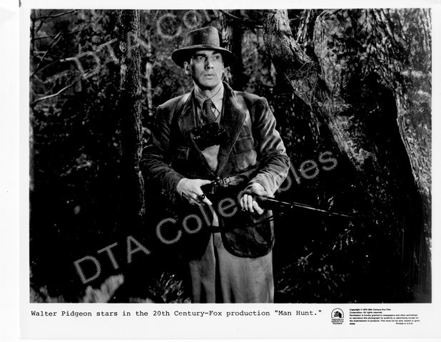 MAN HUNT-1941-WALTER PIDGEON-B&W-8"x10" MOVIE STILL FN: (1941) Cómic ...