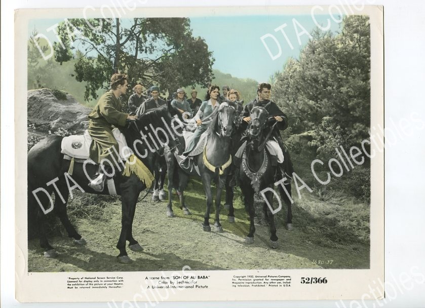SON OF ALI BABA-1952- 8 X 10-STILL-FN-ADVENTURE-TONY CURTIS-SUSAN CABOT ...