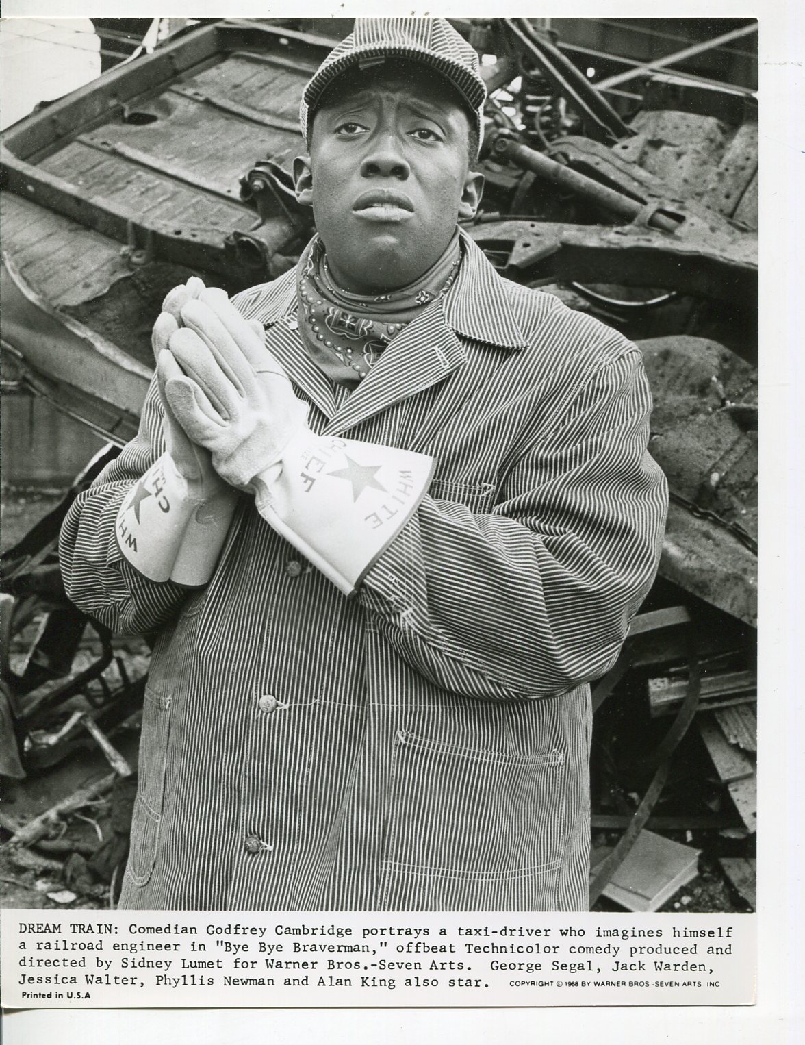 Bye, Bye Braverman-Godfrey Cambridge-7.5x10-B&W-Promo-Still: Photograph ...