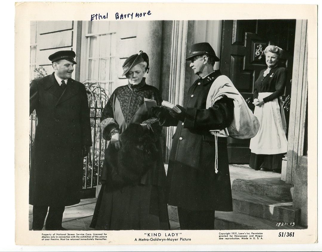 8x10-Still-Kind Lady-Ethel Barrymore-Phyllis Morris-Arthur Gould-Porter ...