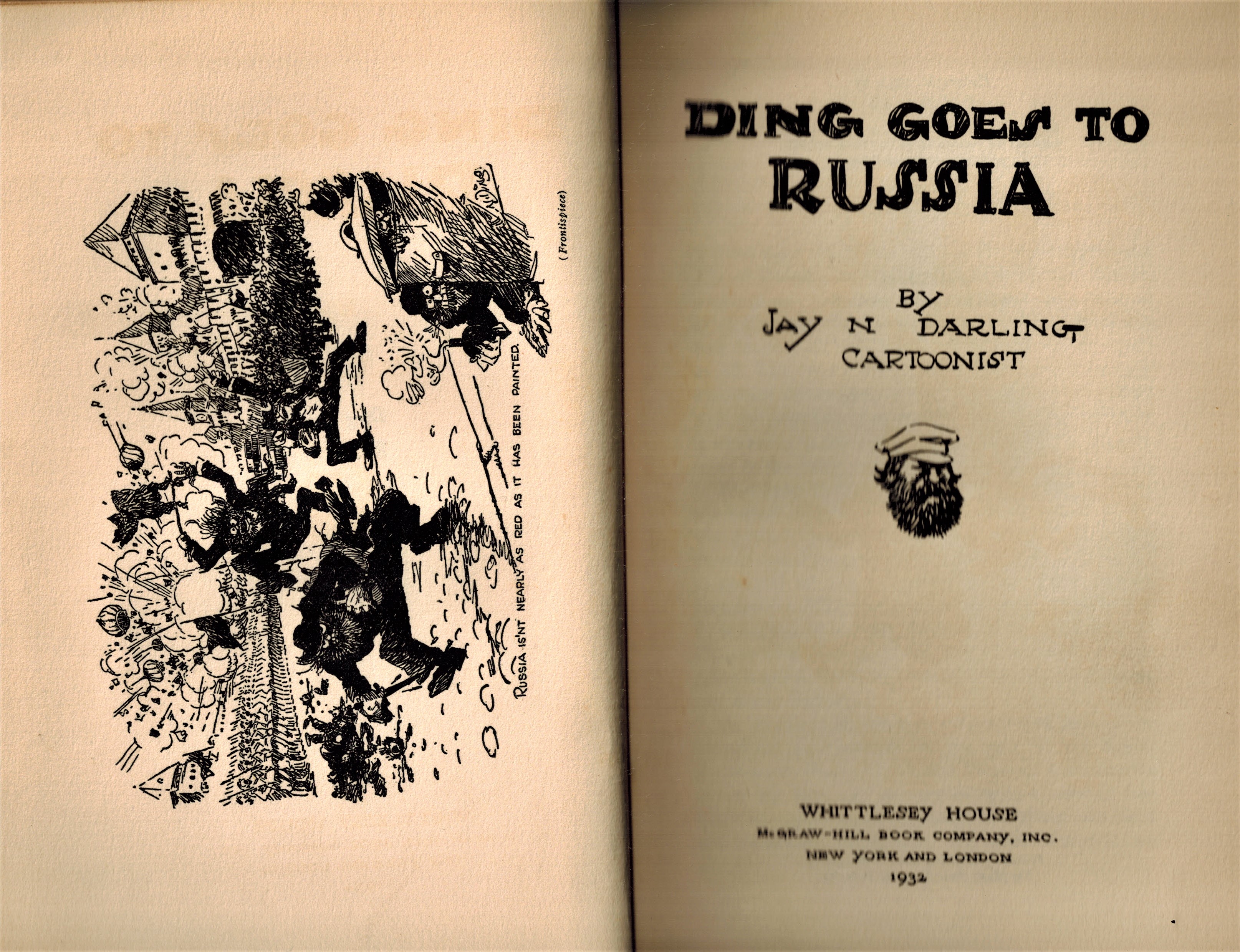 Ding Goes to Russia by Darling, Jay N. (Ding): Very Good Cloth (1932 ...
