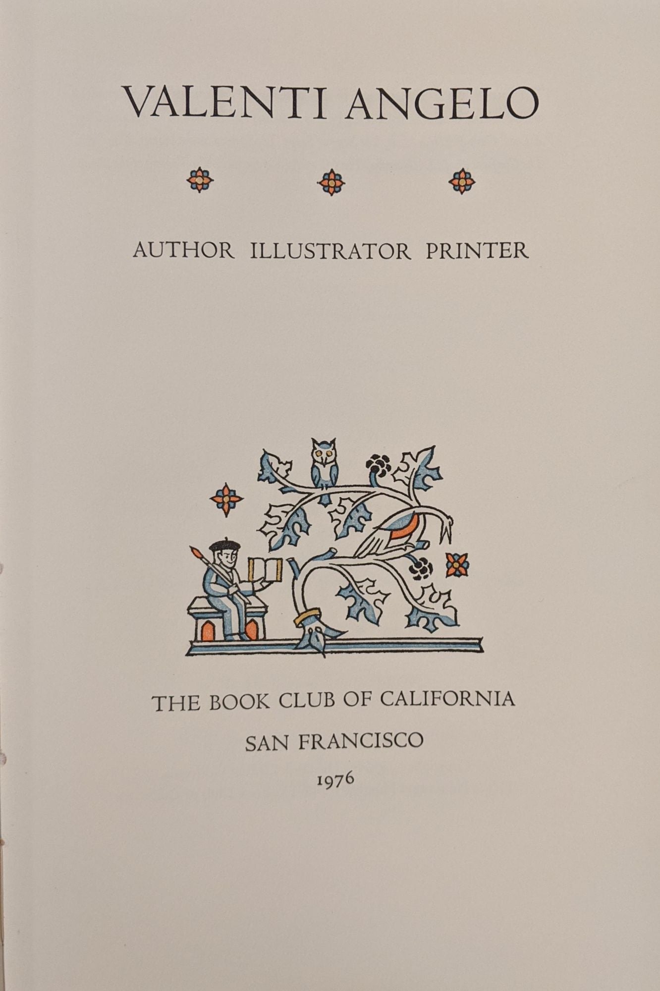 Valenti Angelo - Author Illustrator Printer by Valenti Angelo: Fine ...