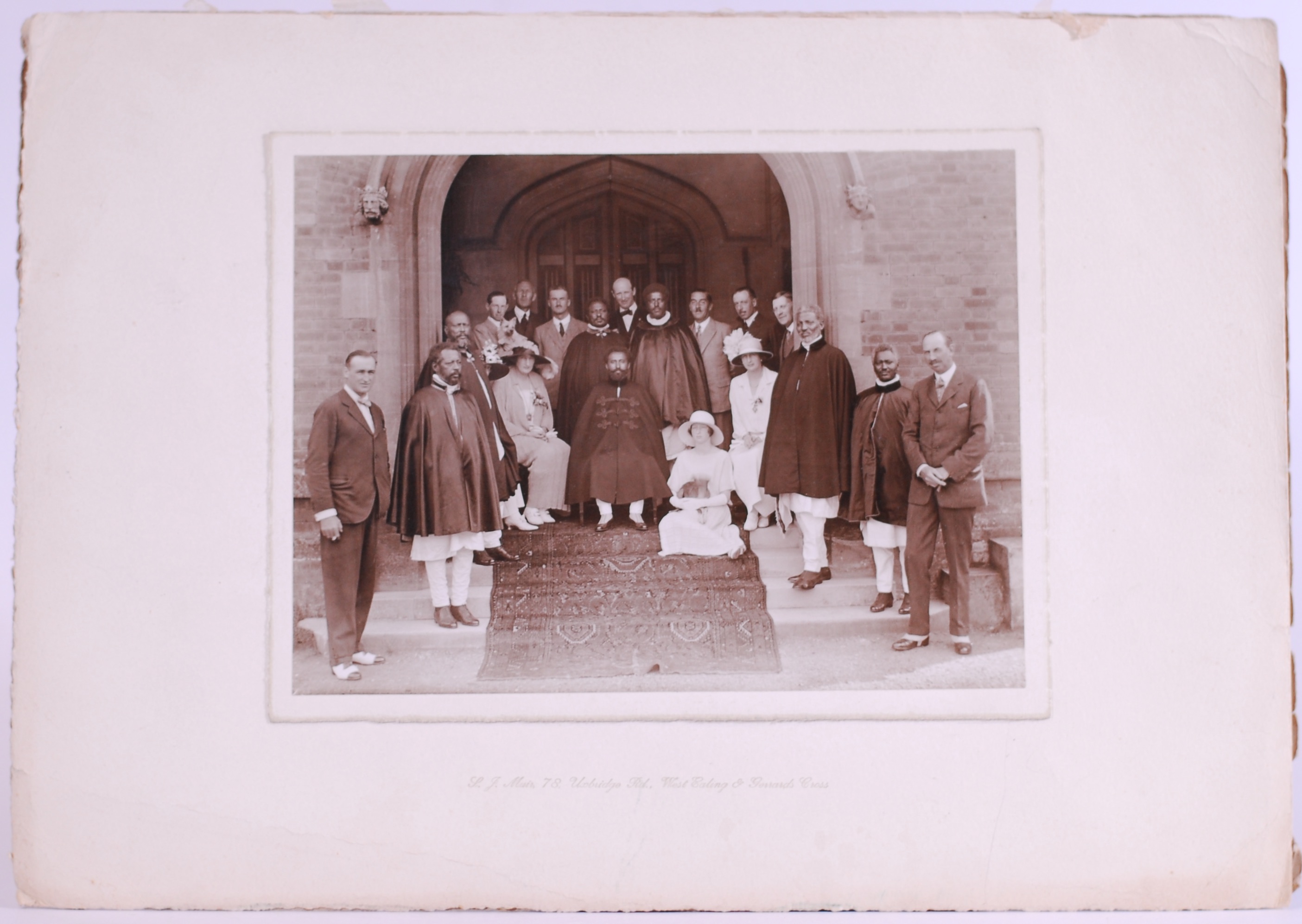 A Collection of Four Photographs relating to Ras Tafari Makonnen ...