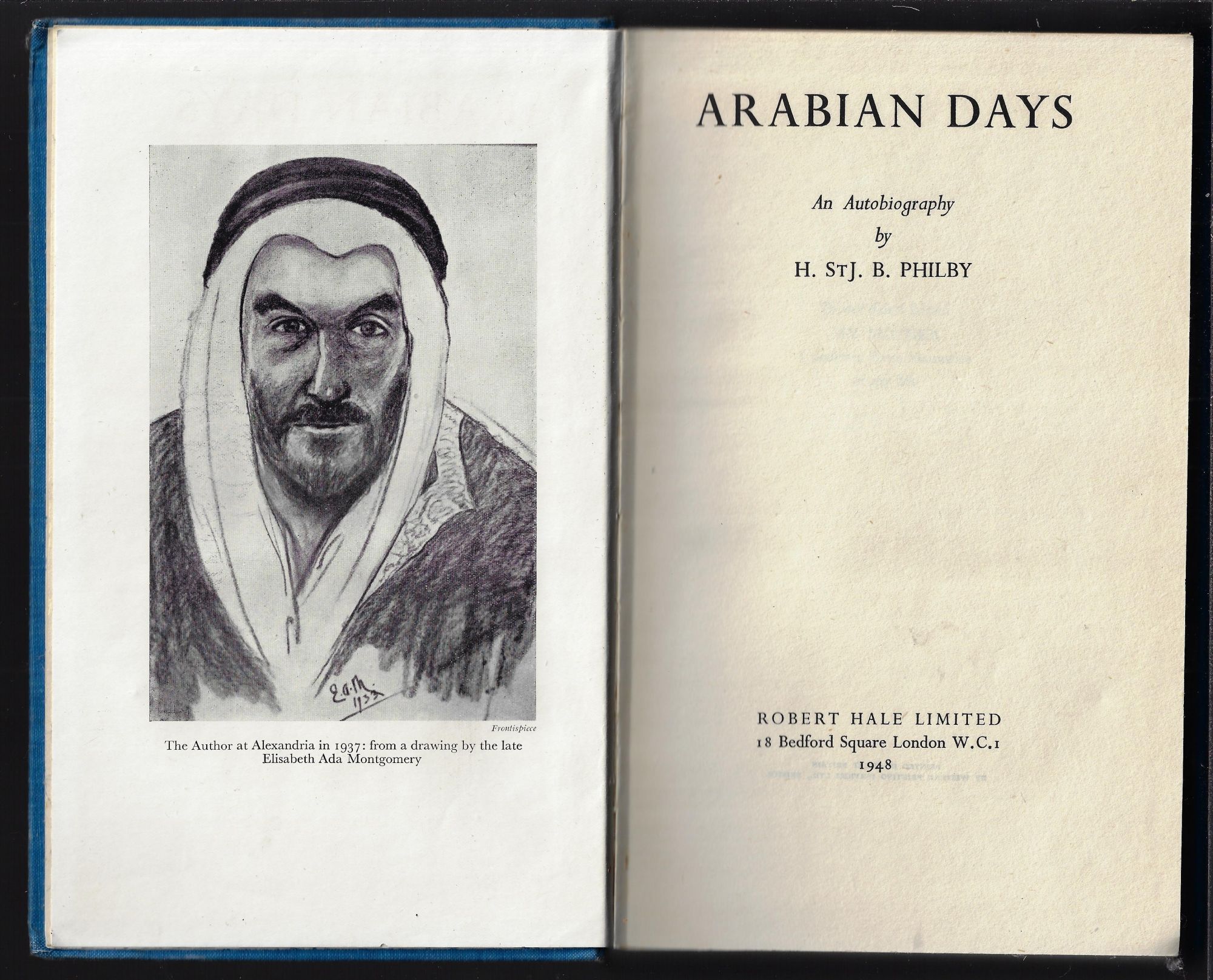 Arabian Days by Philby, H. StJ. B. [St. John]: Very good Hardcover ...