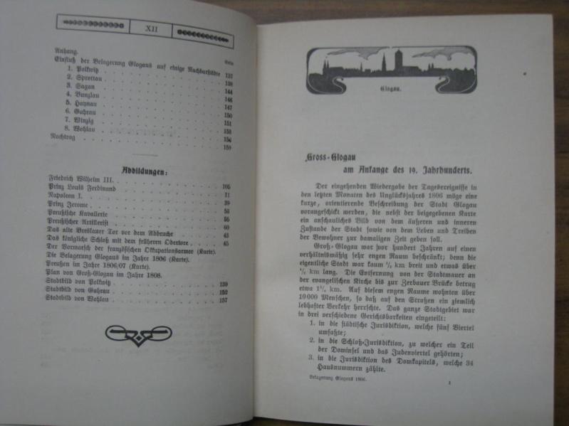 Die Belagerung Glogaus im Jahre 1806. Mit 3 Karten und einem Plane von ...