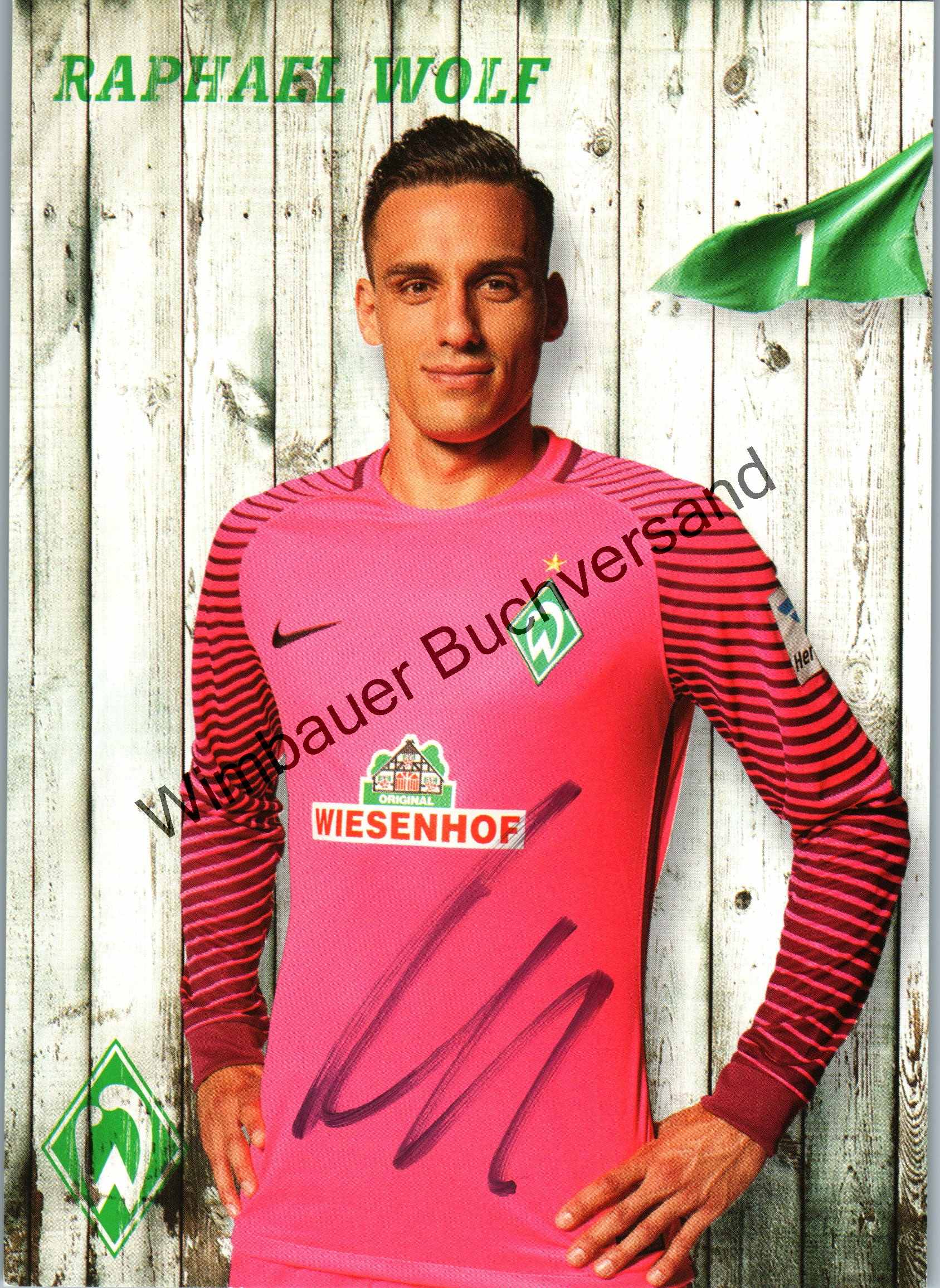Original Autogramm Raphael Wolf Werder Bremen /// Autogramm Autograph ...