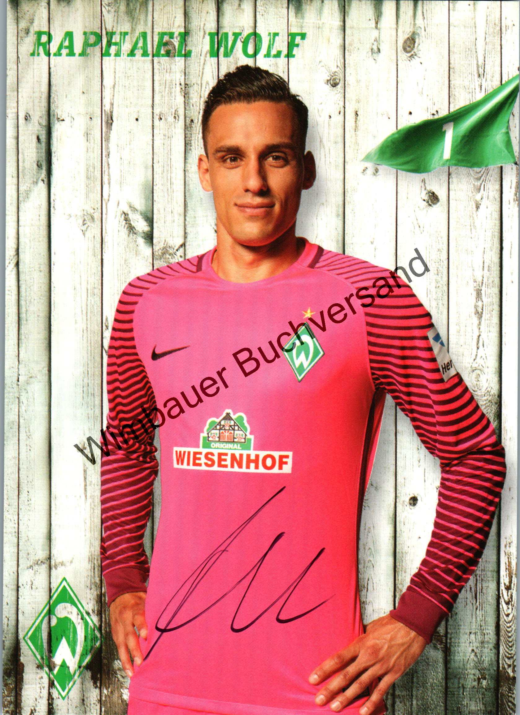 Original Autogramm Raphael Wolf Werder Bremen /// Autogramm Autograph ...