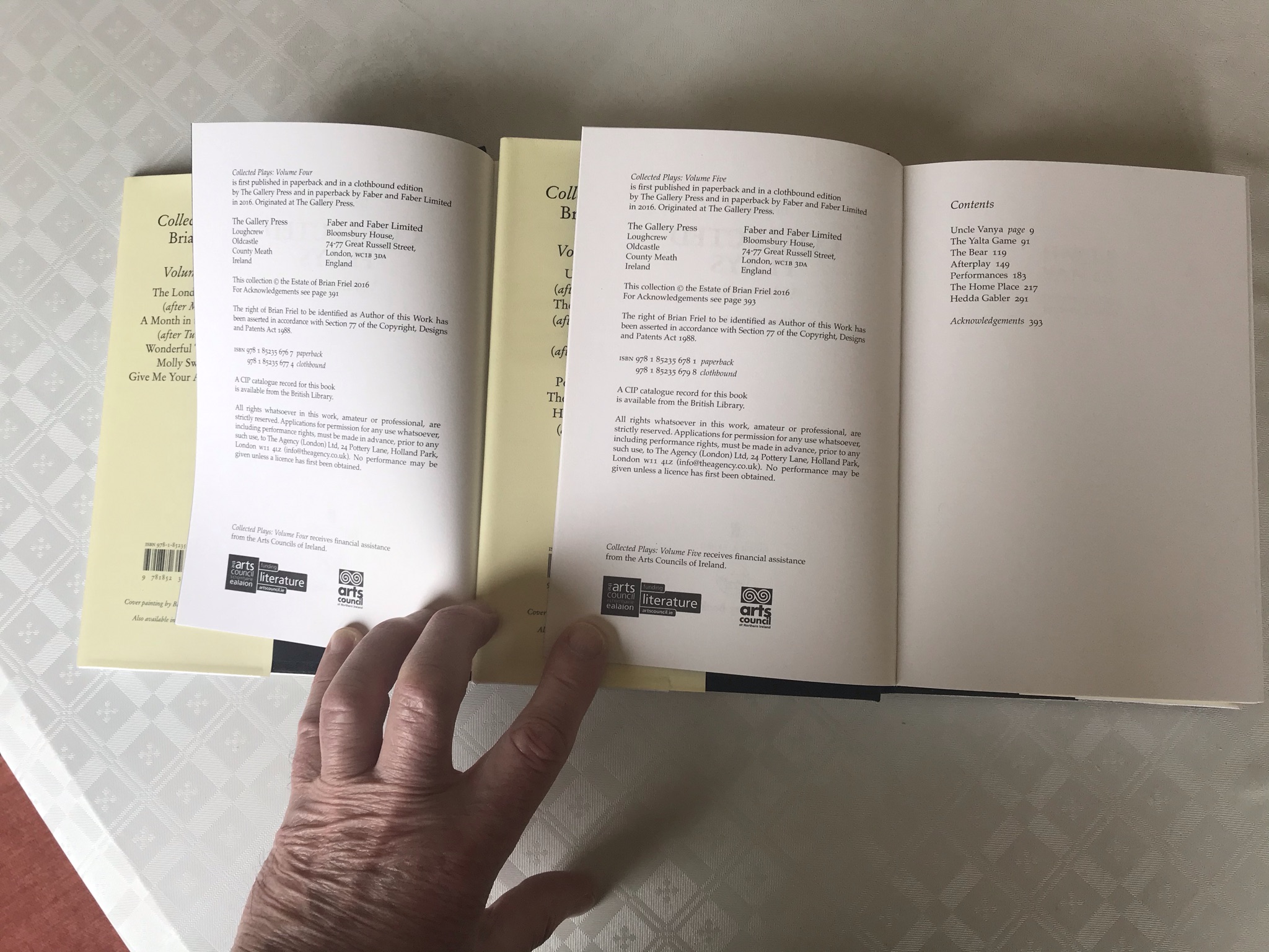 Collected Plays: Volume One: 1-5 by Brian Friel: New Hardcover (2016 ... Collected Plays: Volume One: 1-5 by Brian Friel: New Hardcover (2016 ...