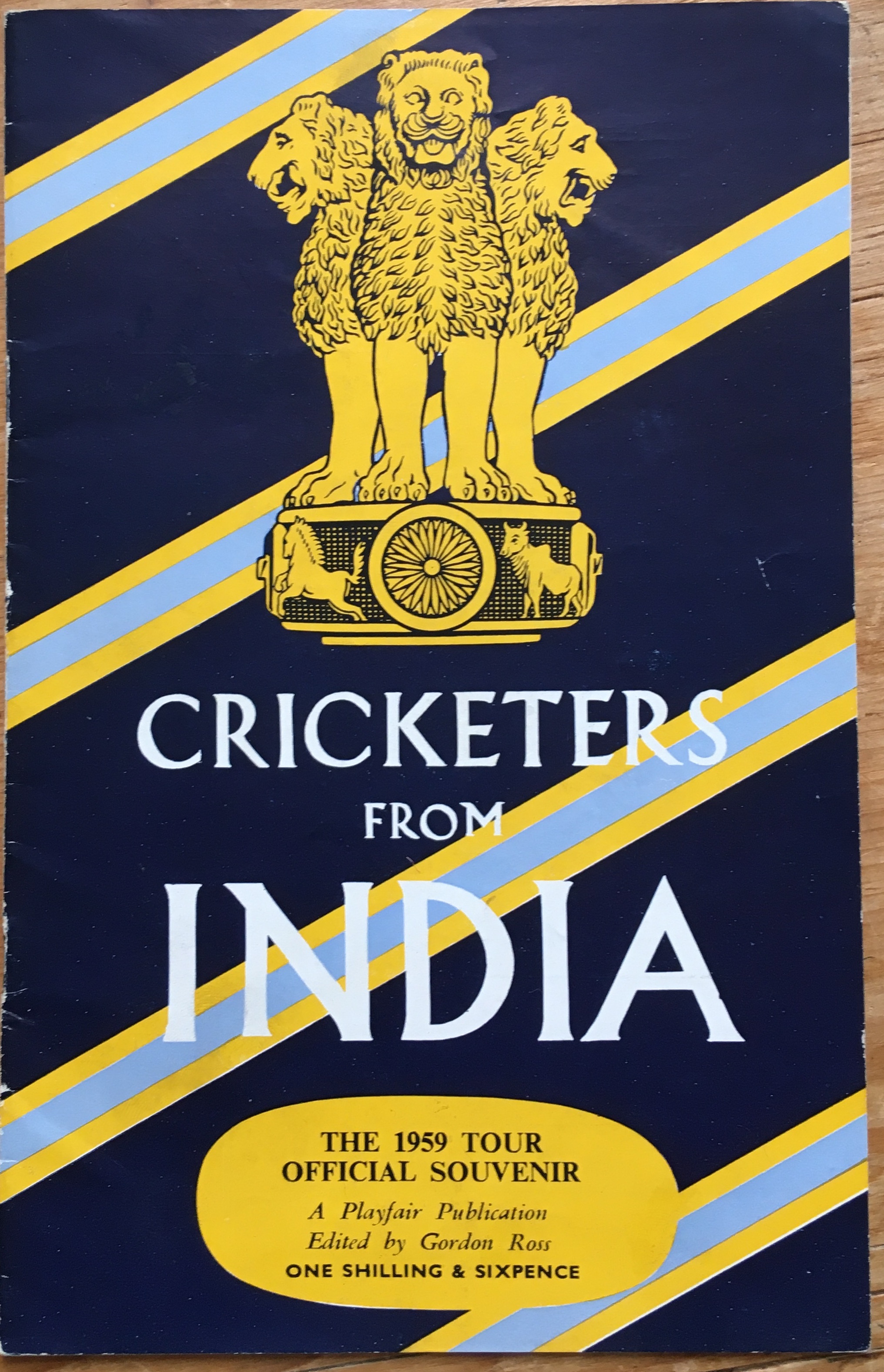 Cricketers from India: the 1959 tour official souvenir by Ross, Gordon ...