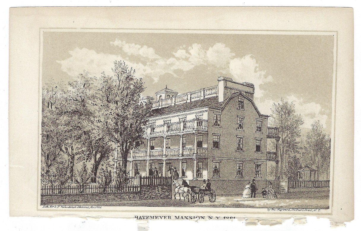 (New York). Havemeyer Mansion, N.Y. 1861. von HAYWARD, G.: (1861) Kunst ...