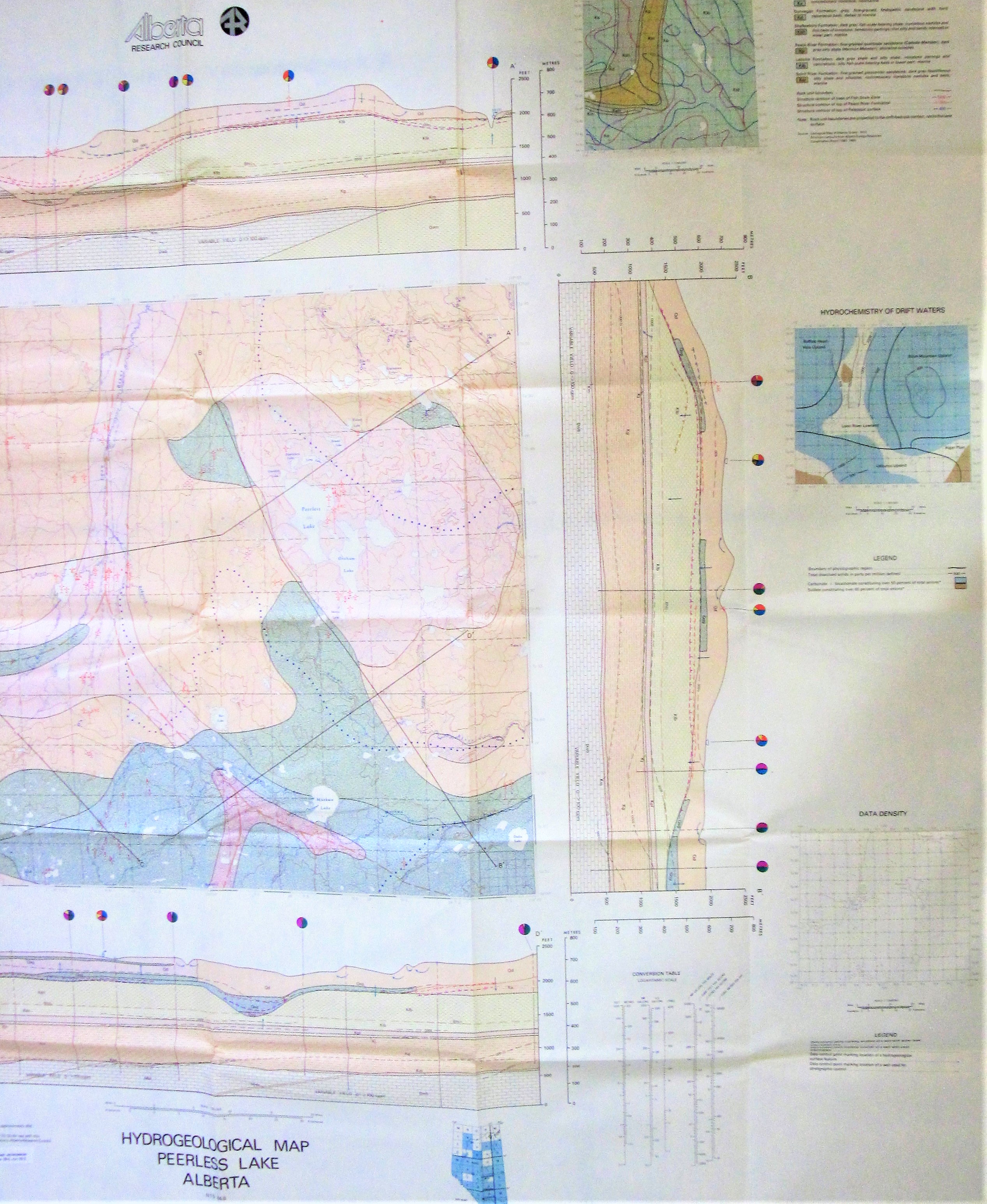 Hydrogeology of the Peerless Lake Area, Alberta by Ceroici, W.: Very ...
