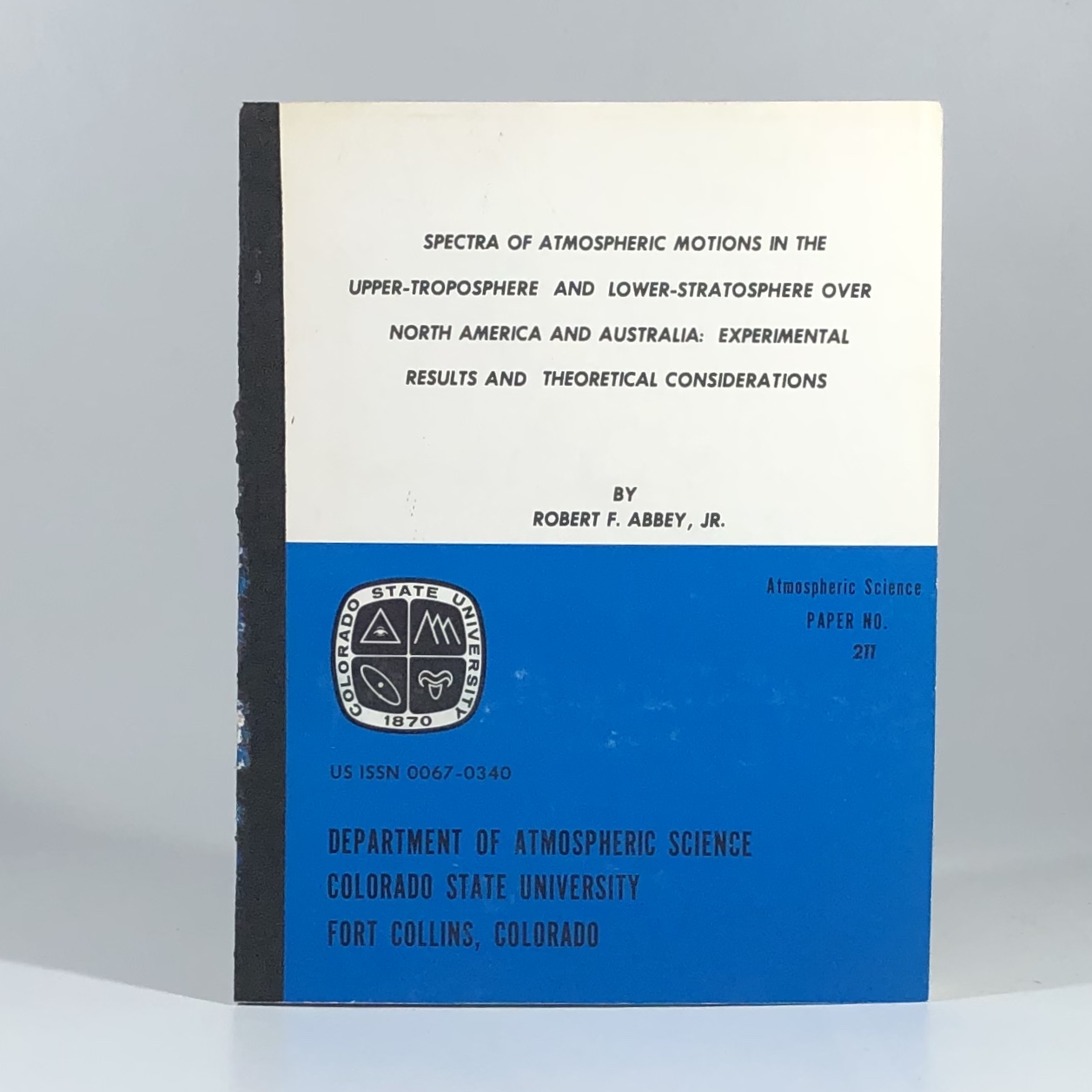 Spectra of Atmospheric Motions in the Upper-Troposphere and Lower ...