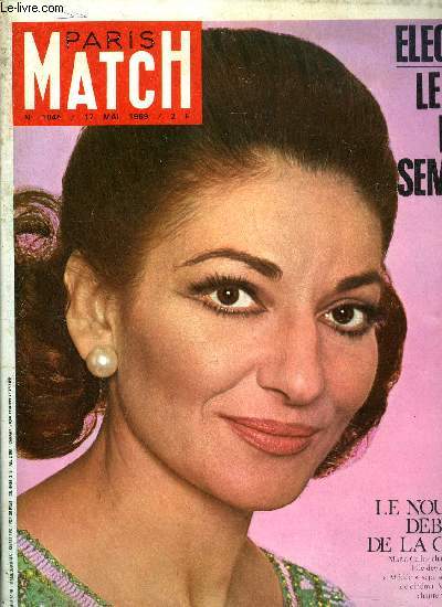 PARIS MATCH N° 1045 - De Duclos a Poher, derniers préparatifs avant le ...