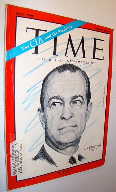 Time Magazine, February 24, 1967 - CIA Director Helms Cover by Multiple ...