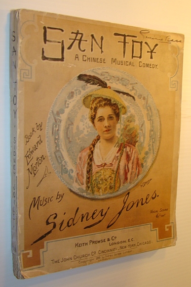 San Toy - A Chinese Musical Comedy (or, The Emperor's Own) by Jones ...